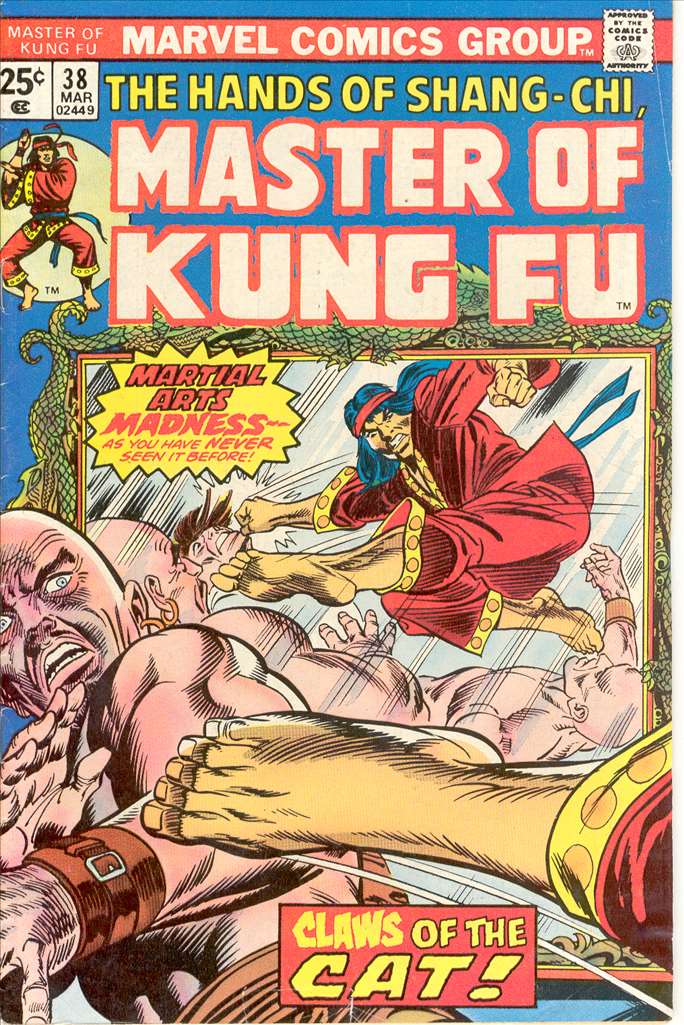 Master of Kung Fu (1974 Marvel) # 38 Raw