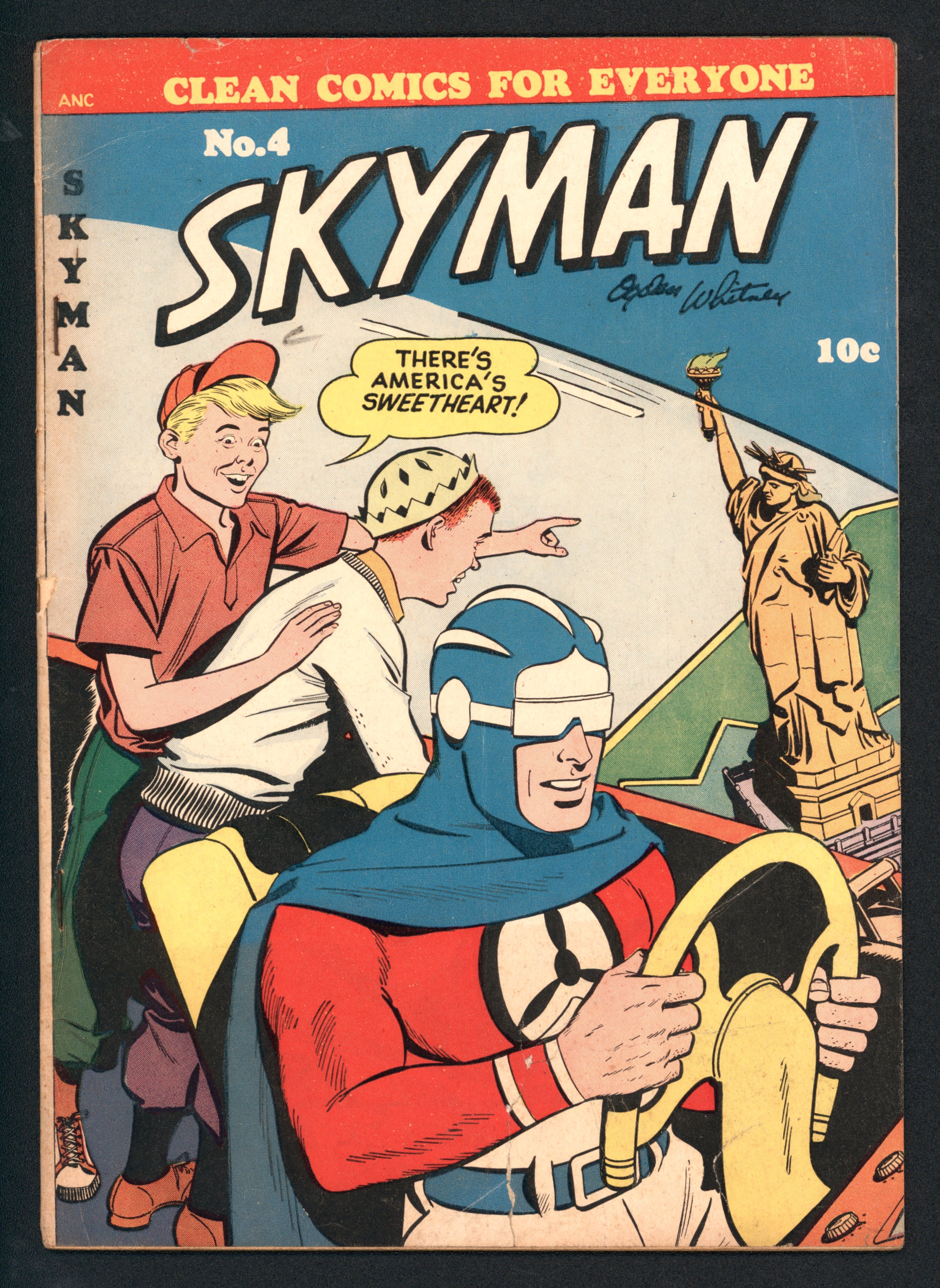 Skyman (1941 Columbia Comics) # 4 Raw