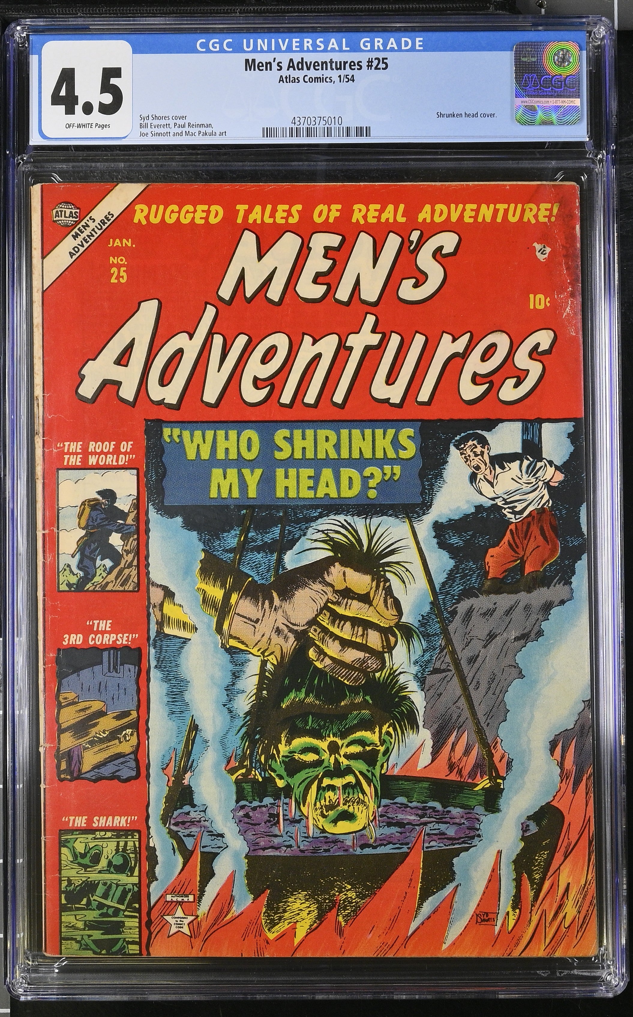 Men's Adventures (1951, Atlas) # 25 CGC