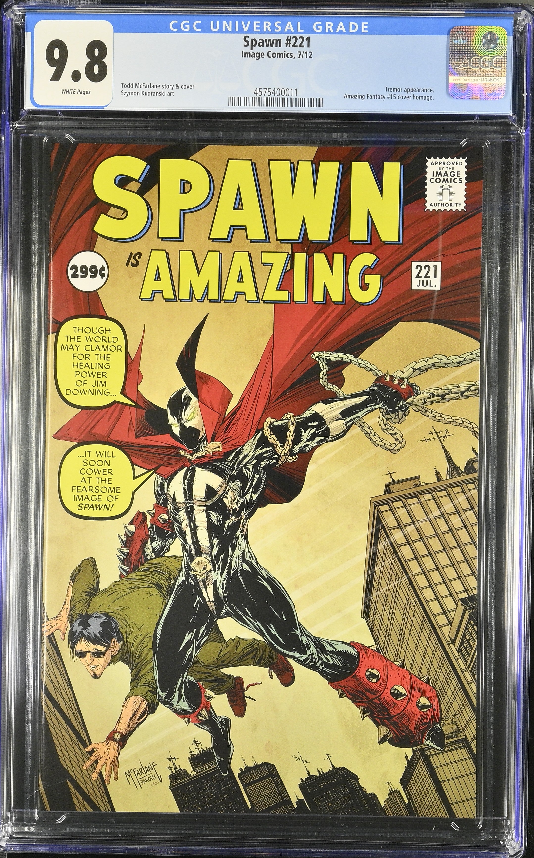 Spawn (1992 Image) #221 CGC