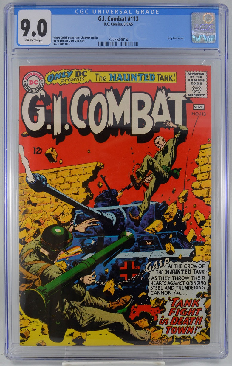 GI Combat (1952 1st Series DC) #113 CGC