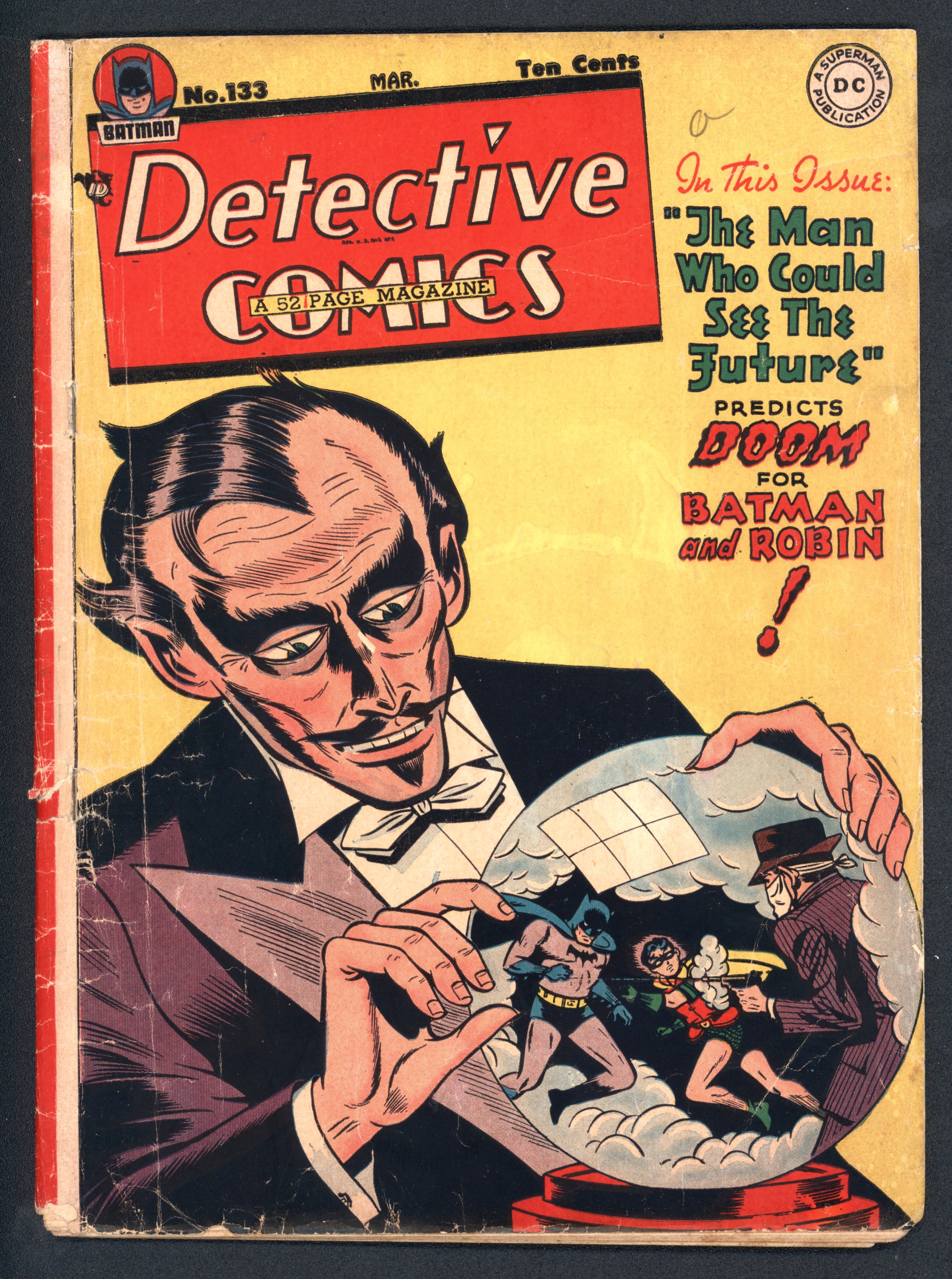 Detective Comics 1937 1st Series Dc 133 Raw