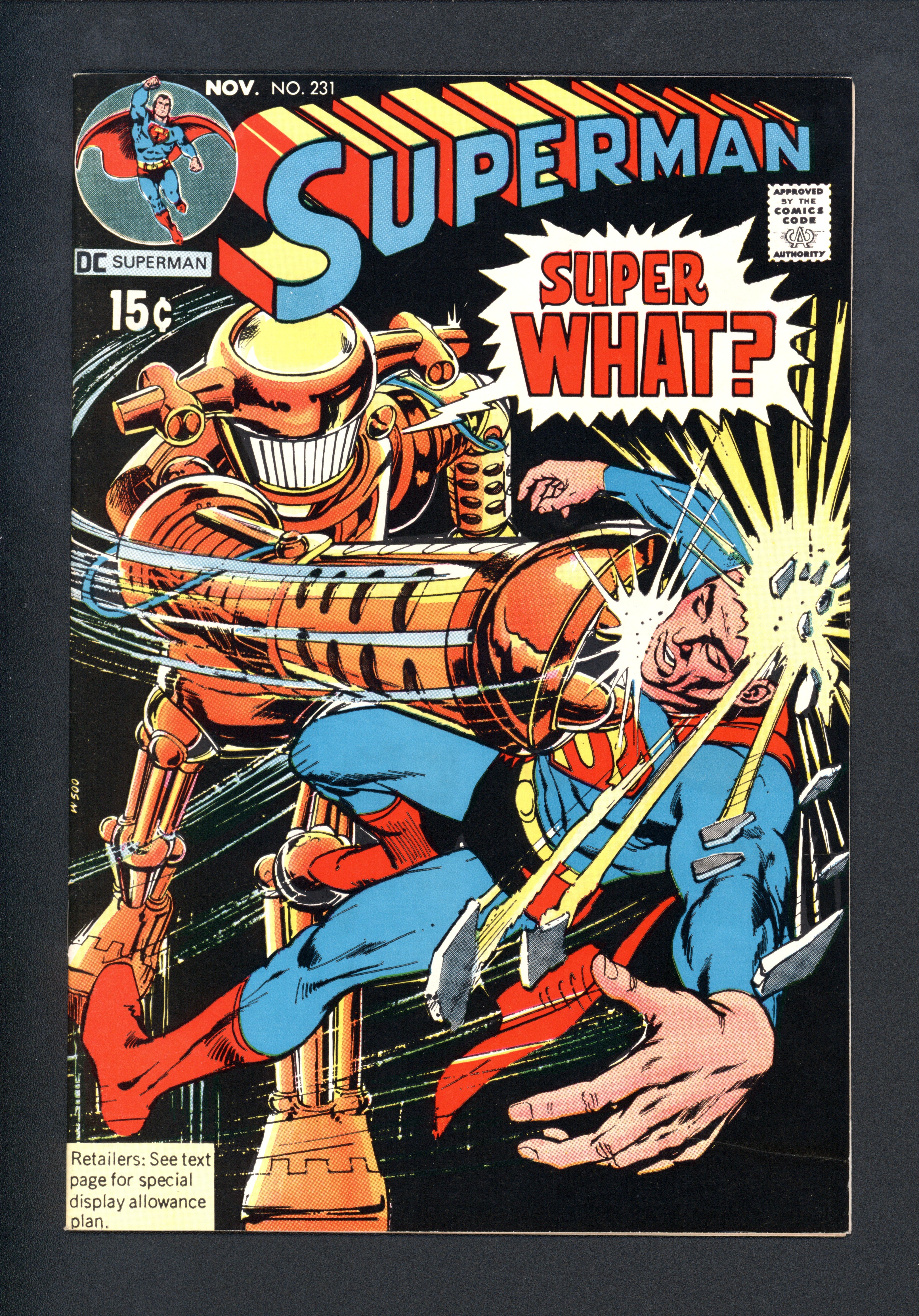Superman (1939 1st Series DC) #231 Raw