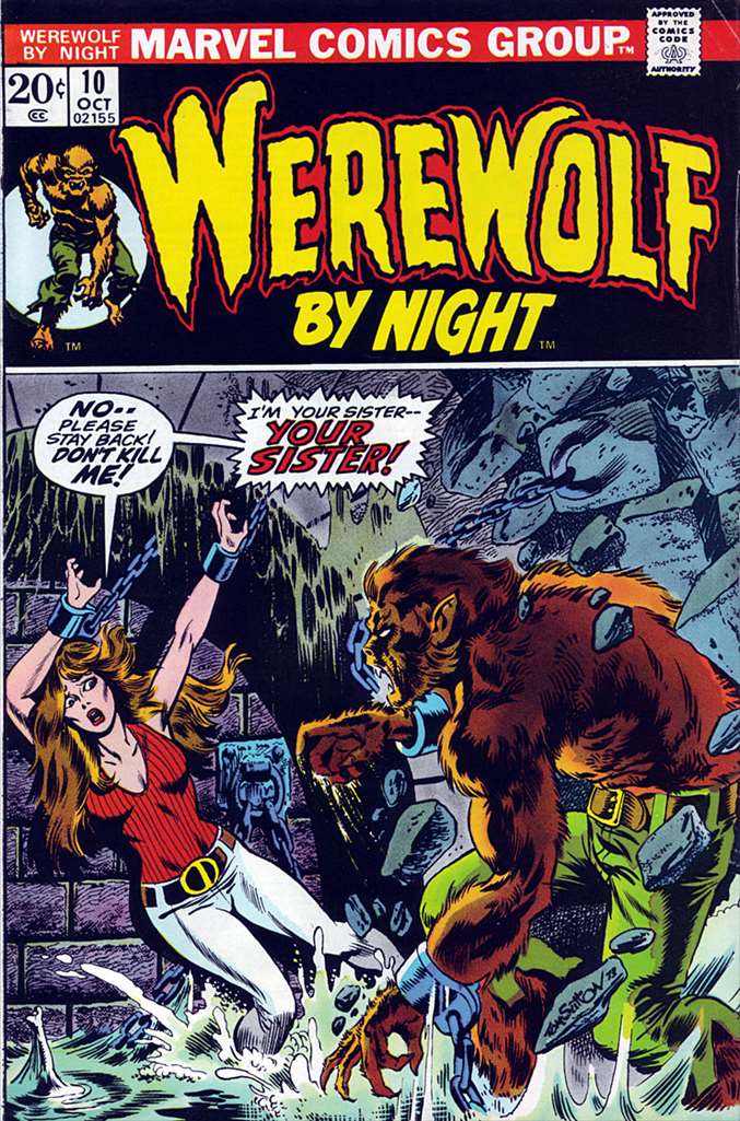 Werewolf By Night (1972 1st Series Marvel) # 10 Raw