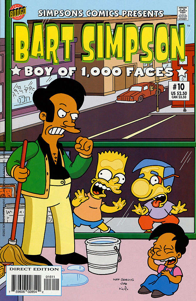 Simpsons Comics Presents Bart Simpson (2000 Bongo) # 10 Raw