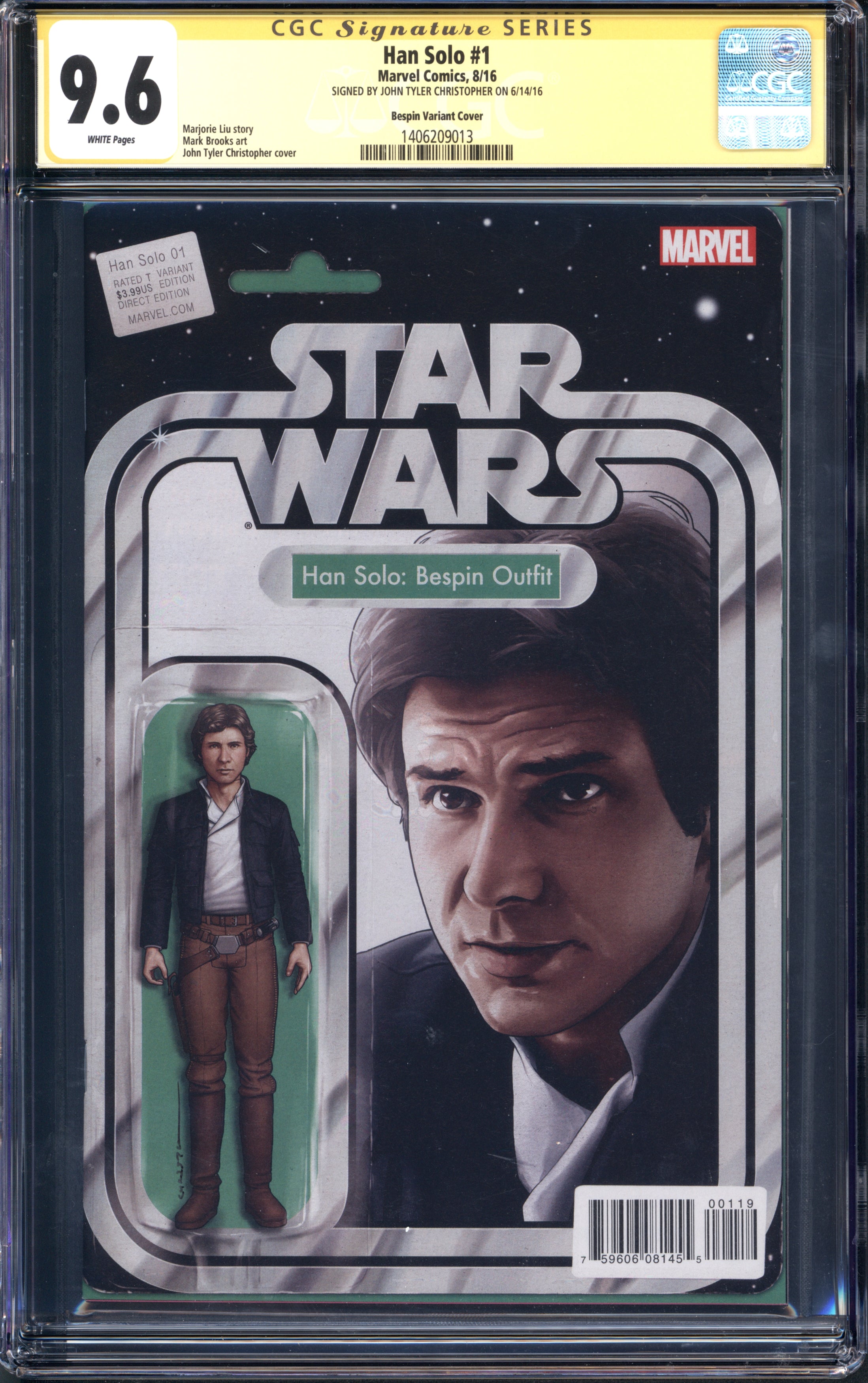 Han Solo (2016 Marvel) # 1 CGC Signature Series