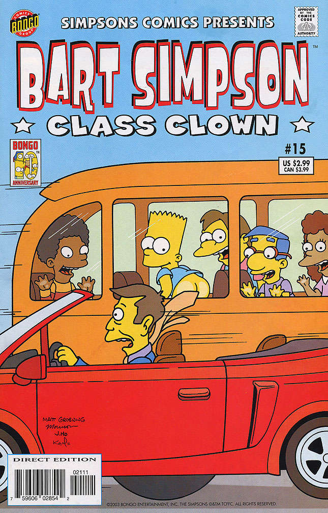 Simpsons Comics Presents Bart Simpson (2000 Bongo) # 15 Raw