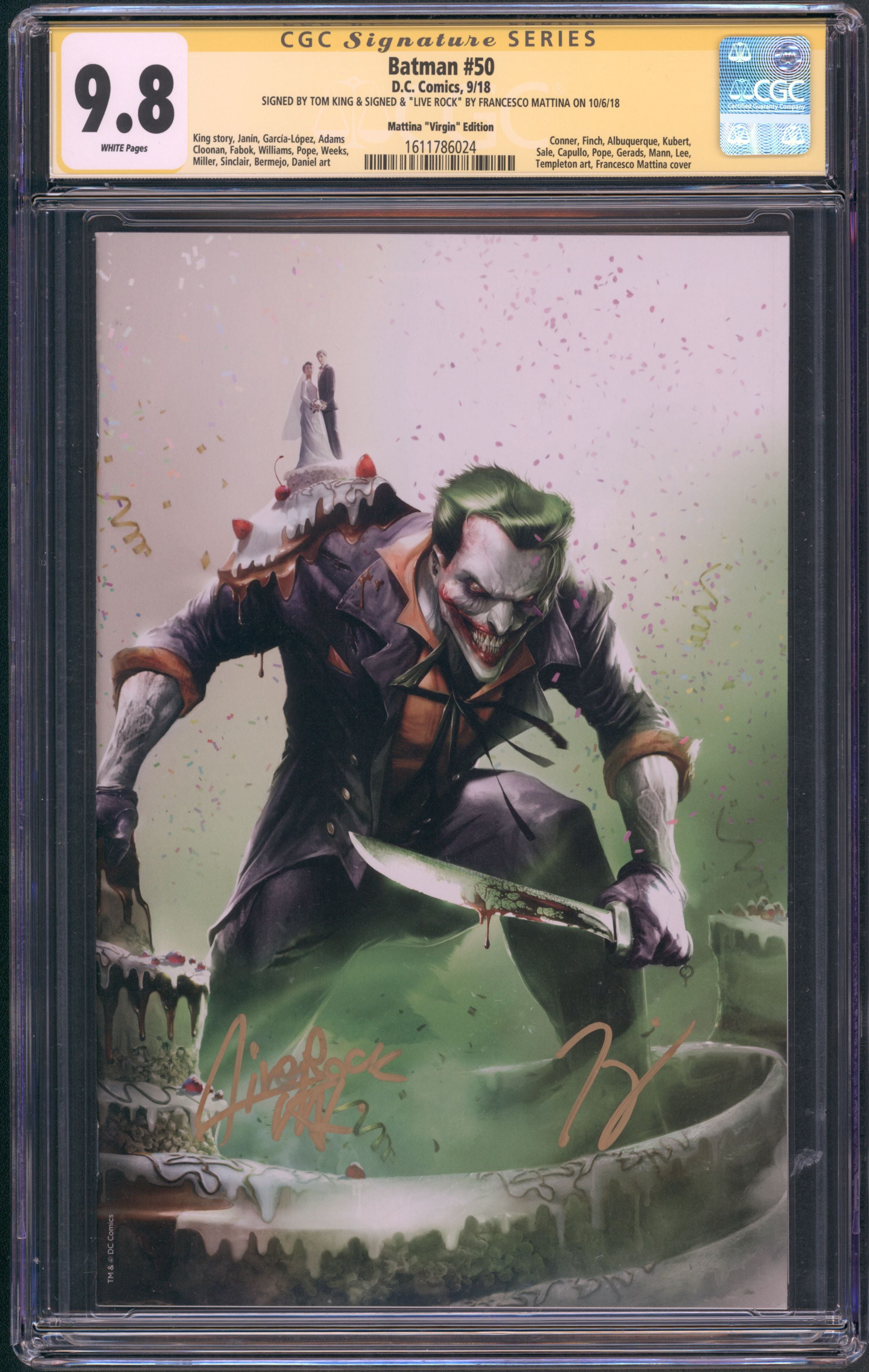 Batman (2016 3rd series DC) # 50 CGC Signature Series
