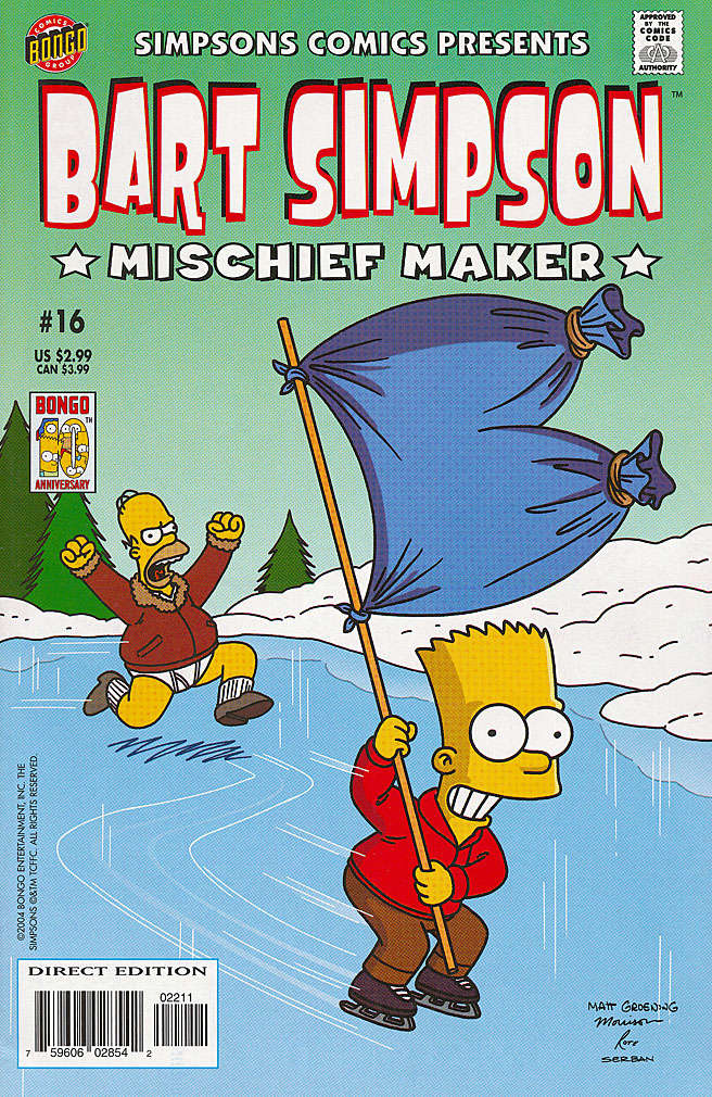 Simpsons Comics Presents Bart Simpson (2000 Bongo) # 16 Raw