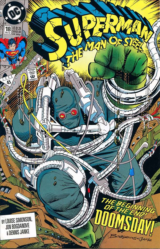 Superman Man of Steel (1991 DC) # 18 Raw