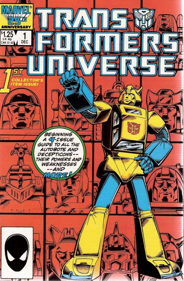 Transformers Universe (1986 Marvel) # 1 Raw