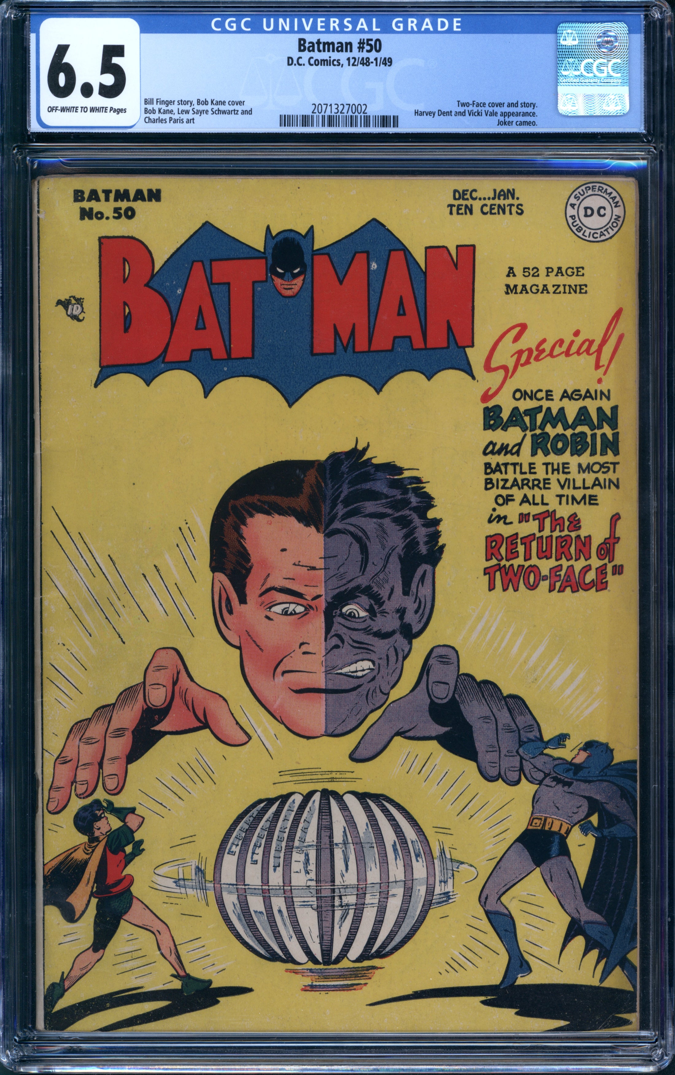 Batman (1940 1st Series DC) # 50 CGC