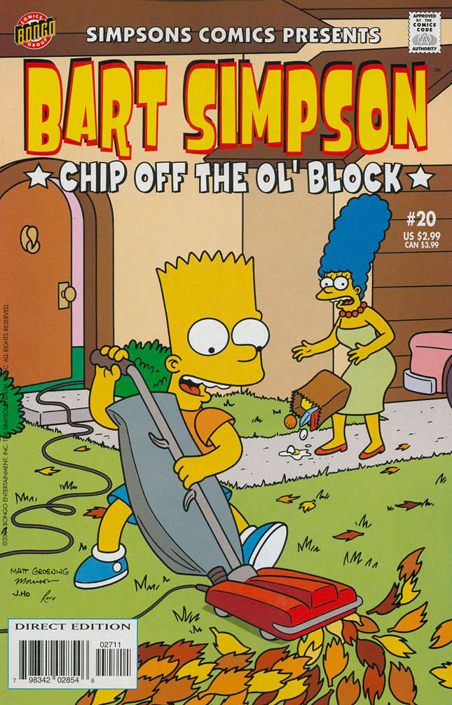 Simpsons Comics Presents Bart Simpson (2000 Bongo) # 20 Raw