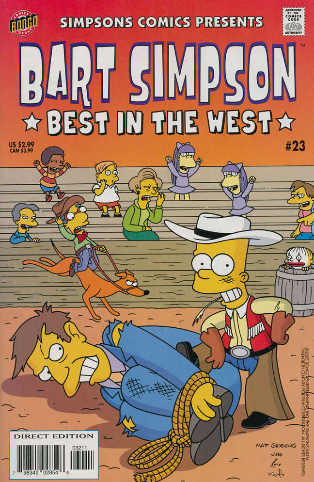 Simpsons Comics Presents Bart Simpson (2000 Bongo) # 23 Raw