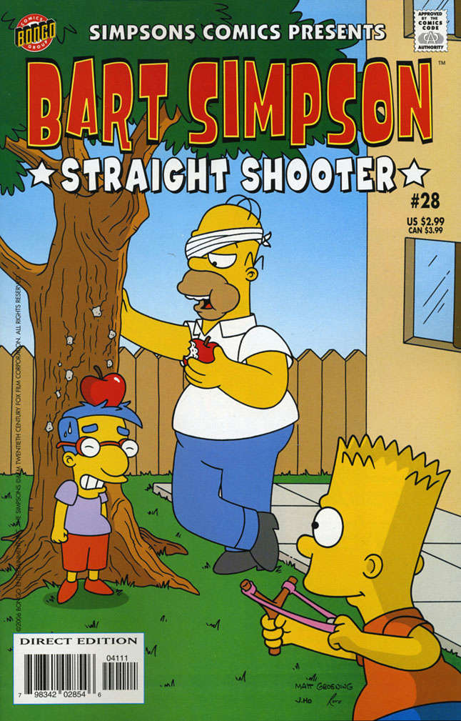 Simpsons Comics Presents Bart Simpson (2000 Bongo) # 28 Raw