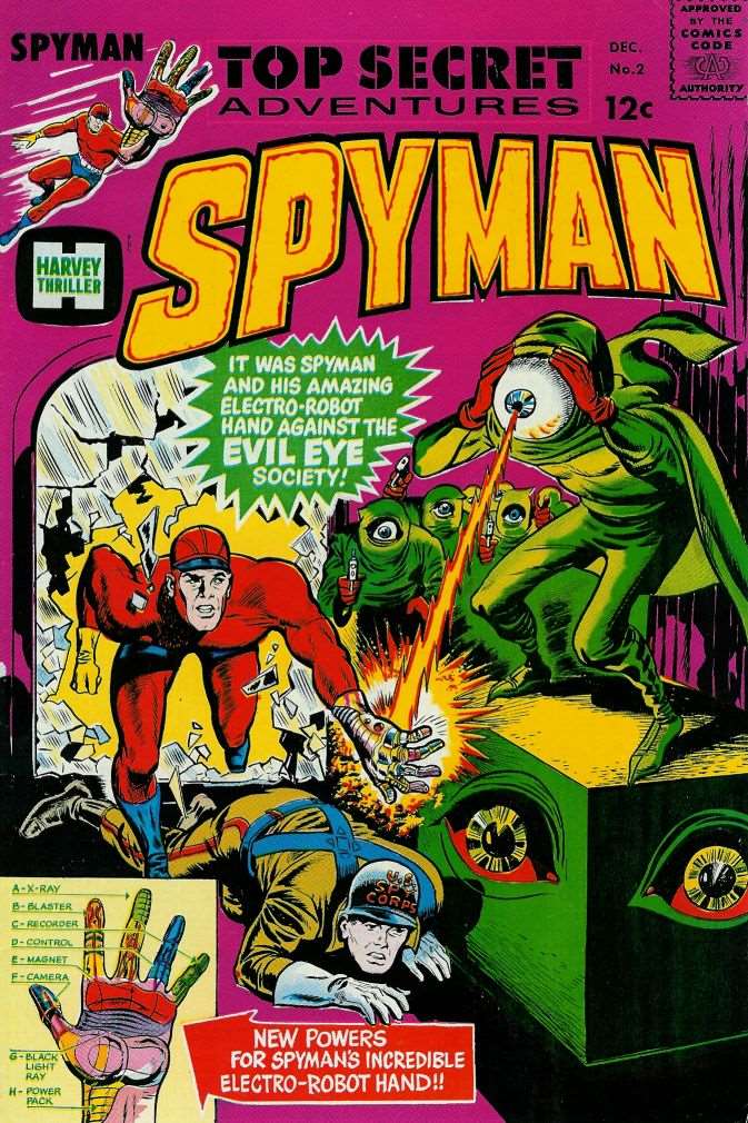 Spyman (1967 Harvey) # 2 Raw