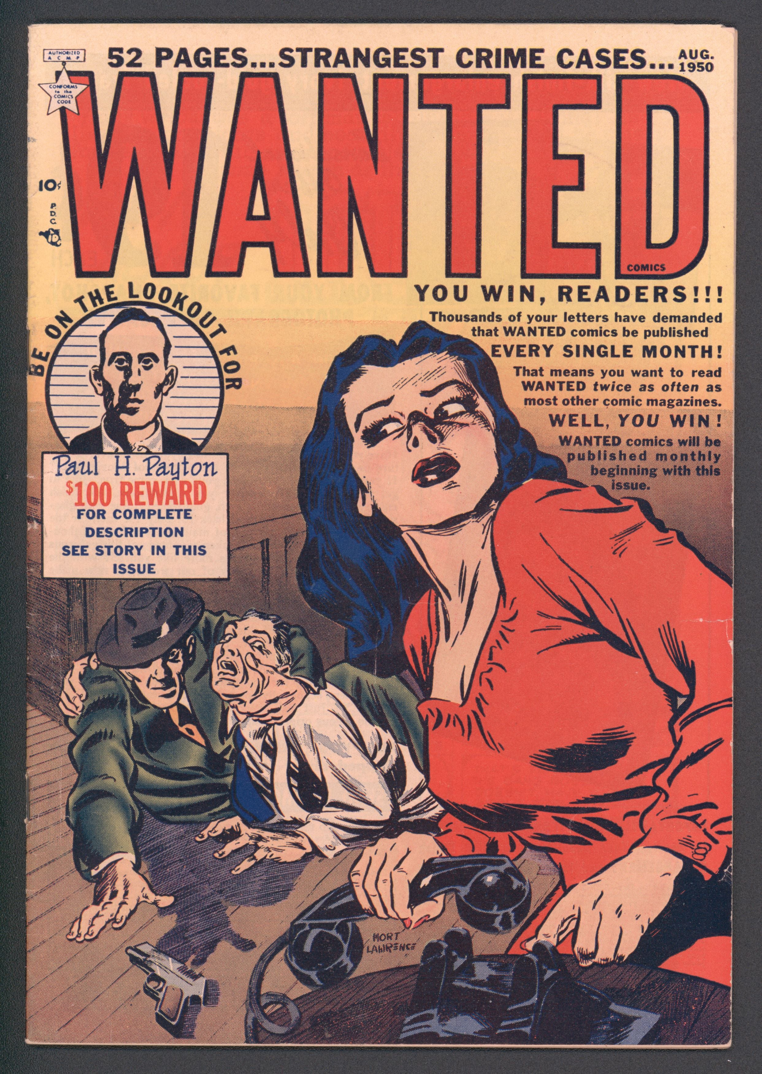 Wanted Comics (1947 Orbit) # 28 Raw