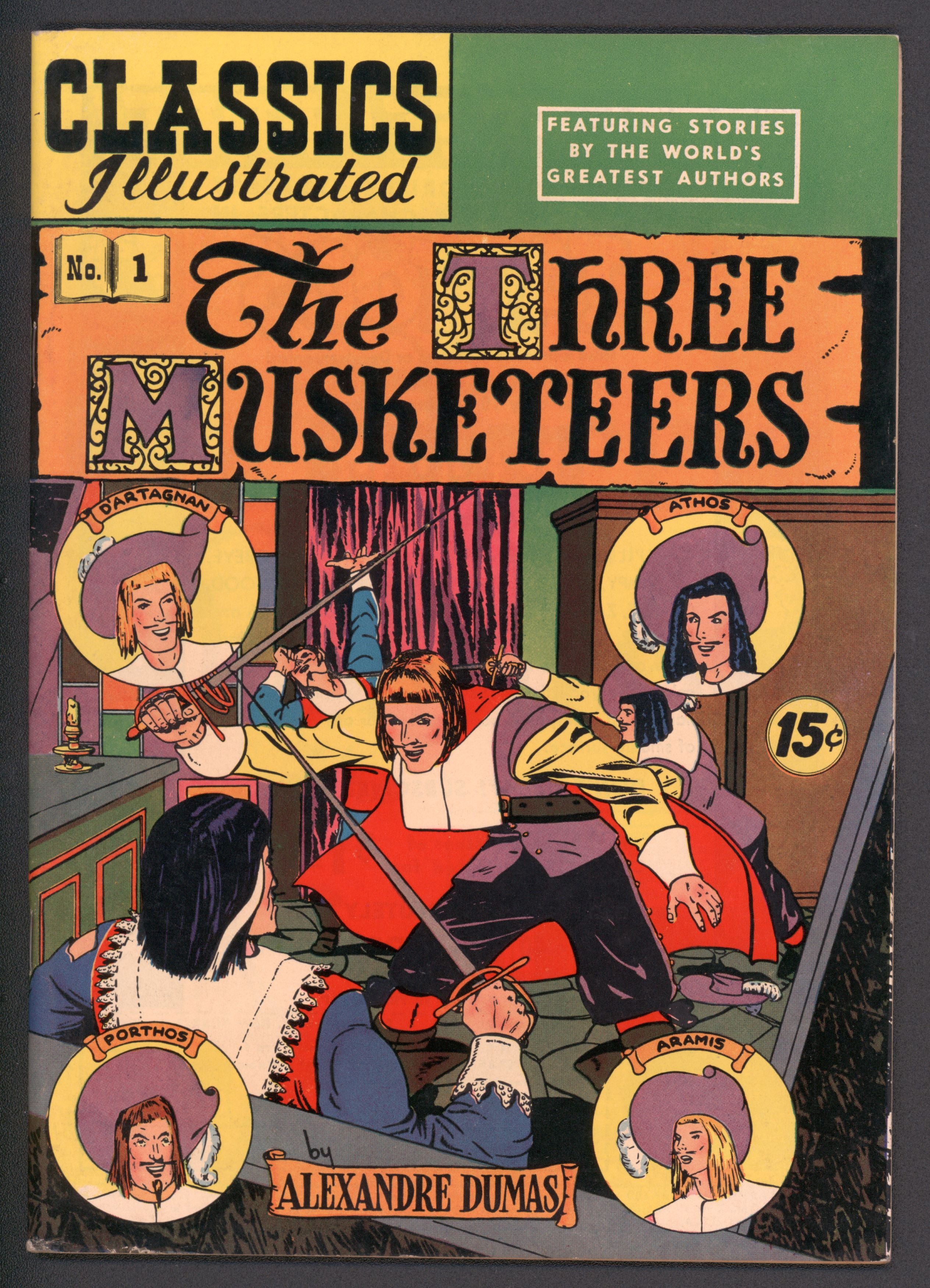 Classics Illustrated 001 The Three Musketeers #HRN93 Raw
