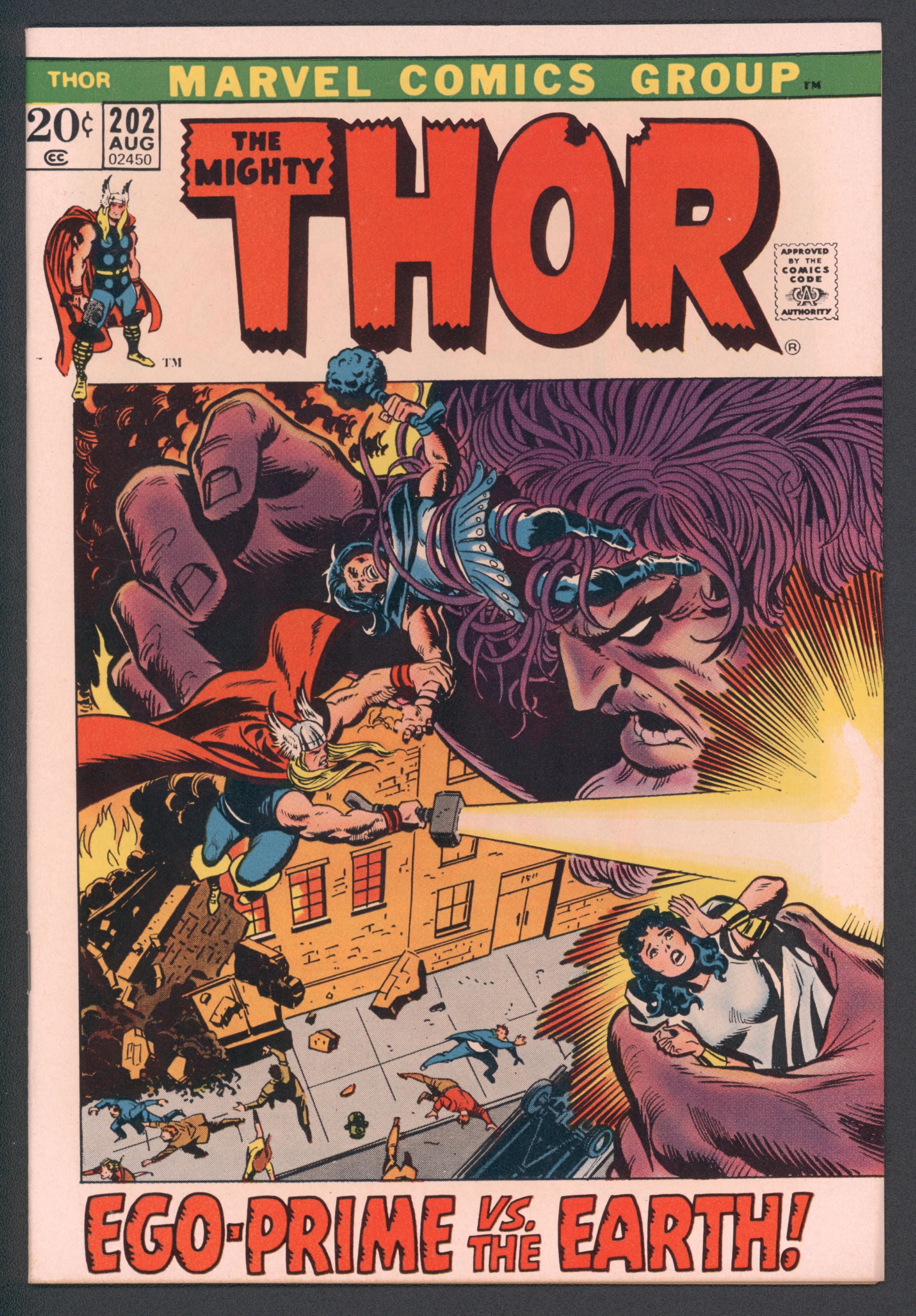 Thor (1966 1st Series Marvel) #202 Raw