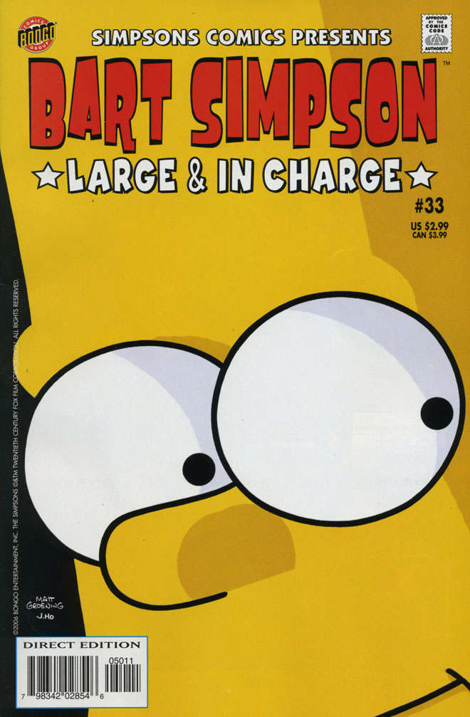 Simpsons Comics Presents Bart Simpson (2000 Bongo) # 33 Raw