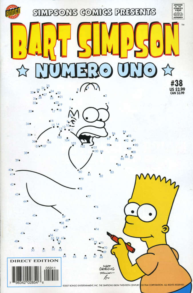 Simpsons Comics Presents Bart Simpson (2000 Bongo) # 38 Raw
