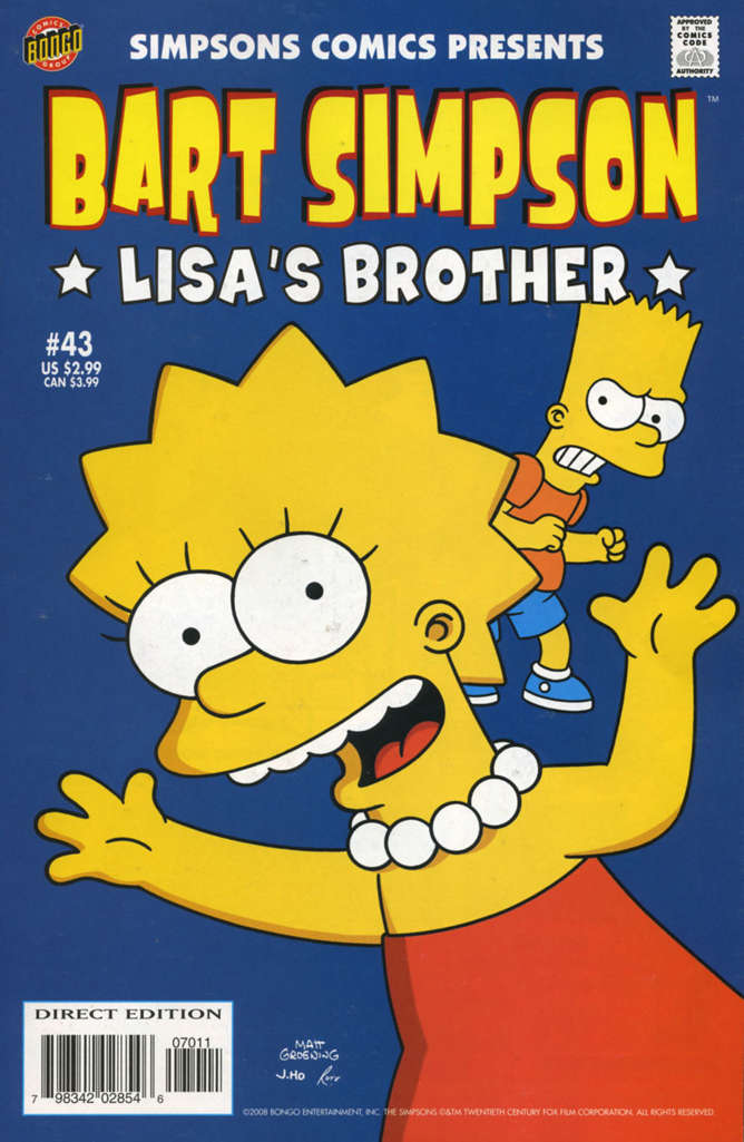 Simpsons Comics Presents Bart Simpson (2000 Bongo) # 43 Raw