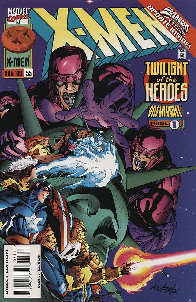 X-Men (1991, Marvel) # 55 Raw