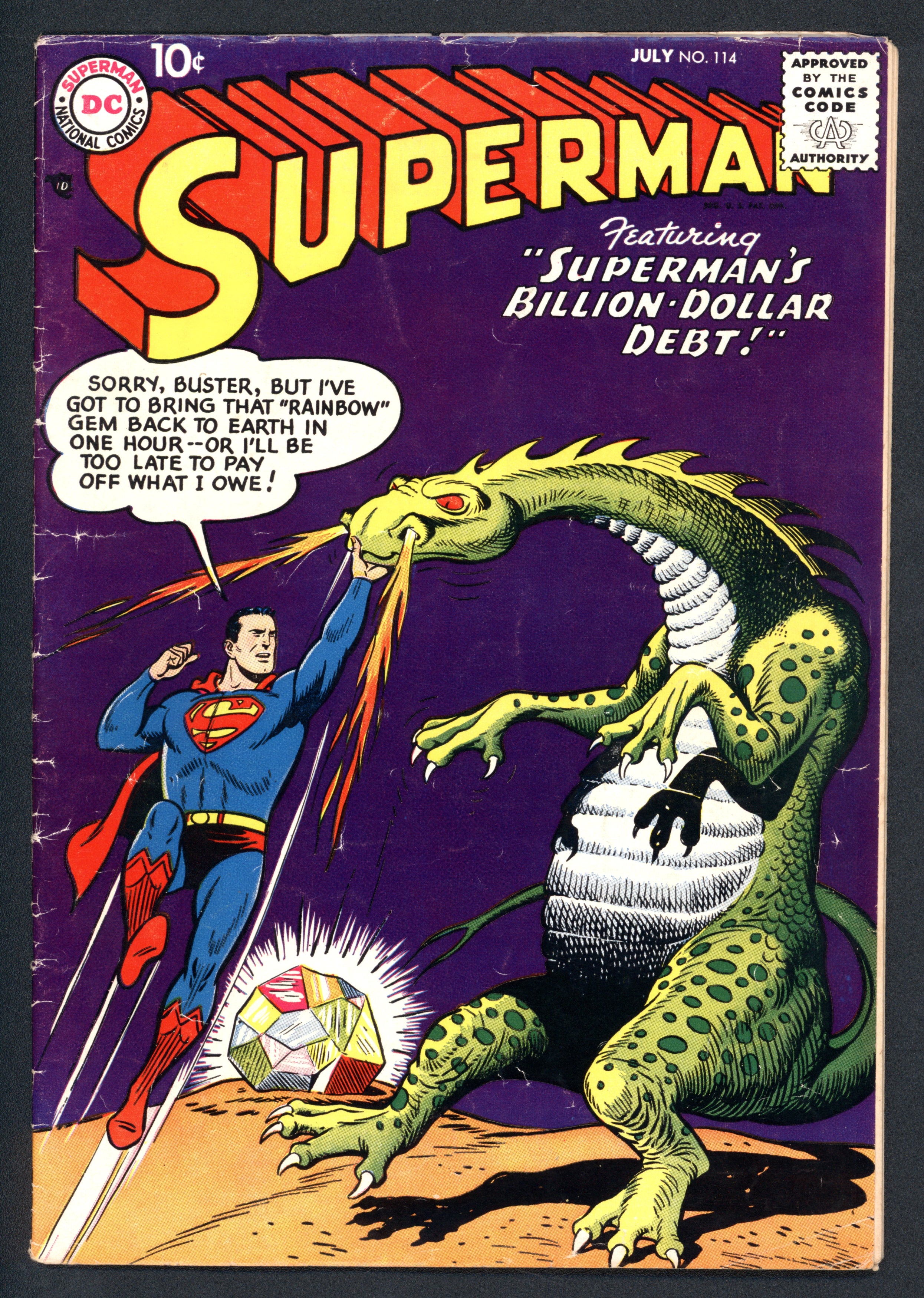 Superman (1939 1st Series DC) #114 Raw