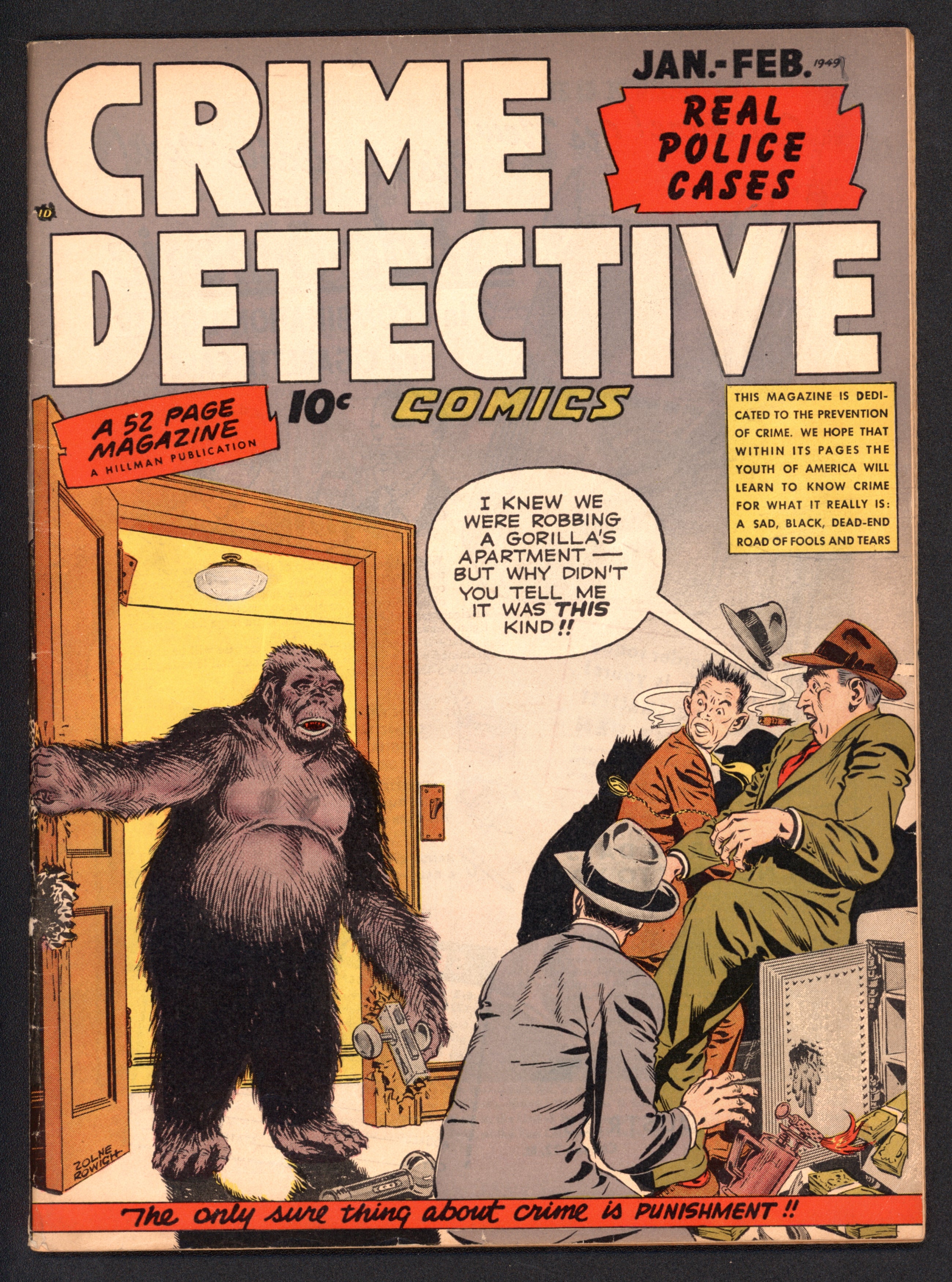Crime Detective Comics Volume 1 (1948 Hillman) # 6 Raw