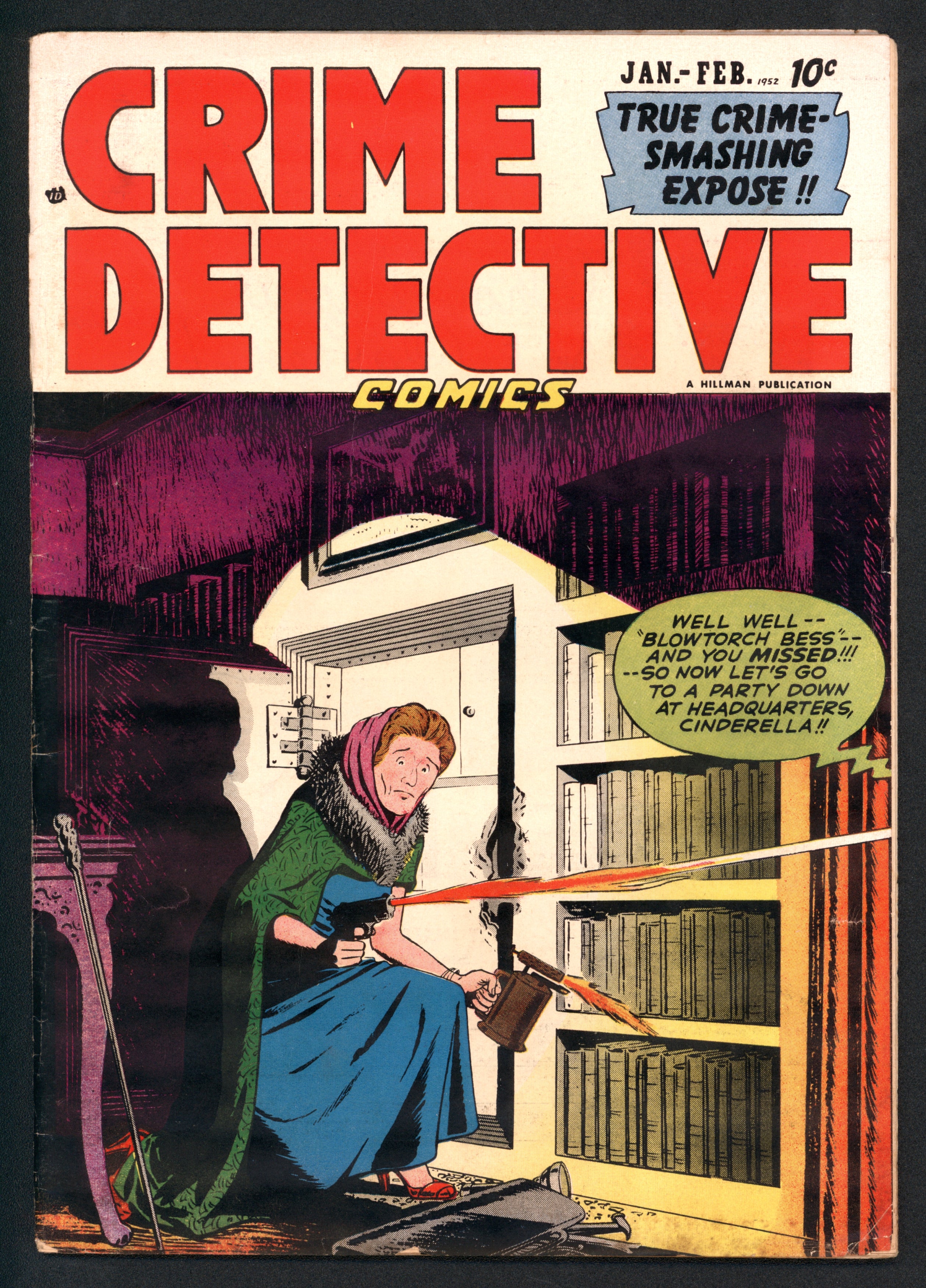 Crime Detective Comics Volume 2 (1950 Hillman) # 12 Raw