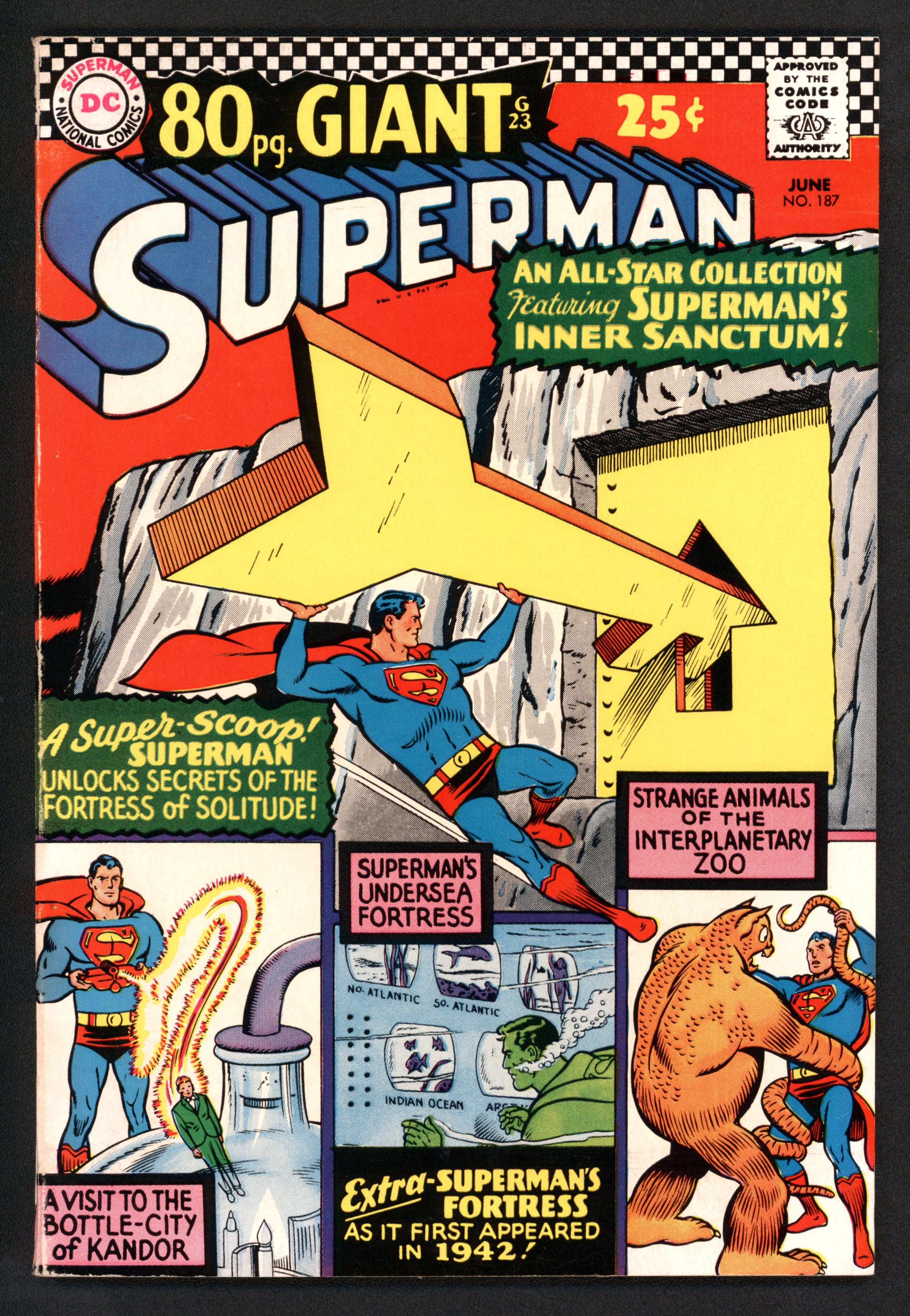 Superman (1939 1st Series DC) #187 Raw