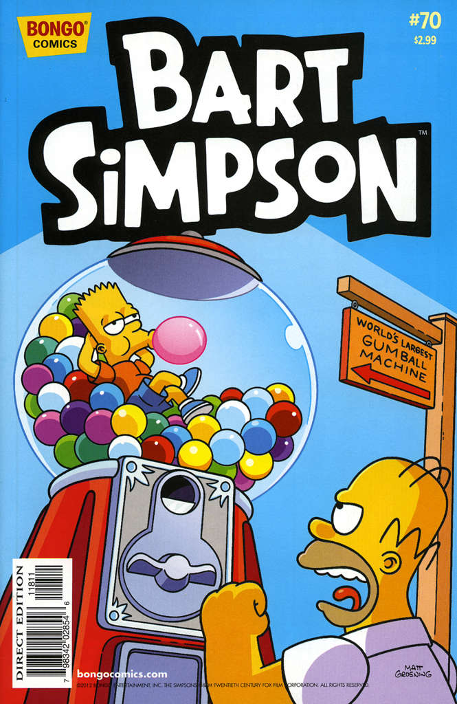 Simpsons Comics Presents Bart Simpson (2000 Bongo) # 70 Raw