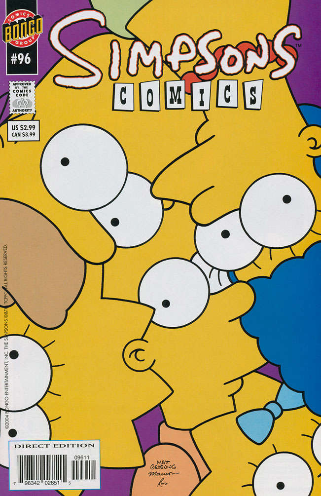 Simpsons Comics (1993 Bongo) # 96 Raw
