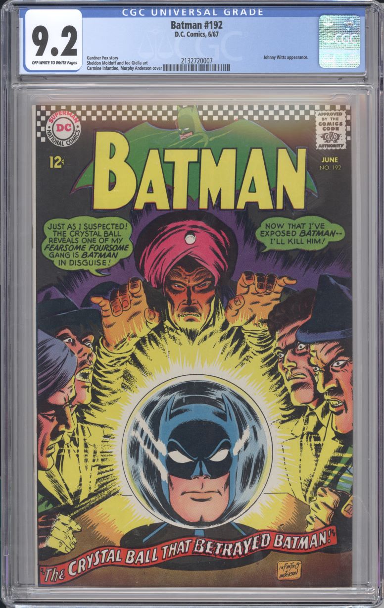 Batman (1940 1st Series DC) #192 CGC