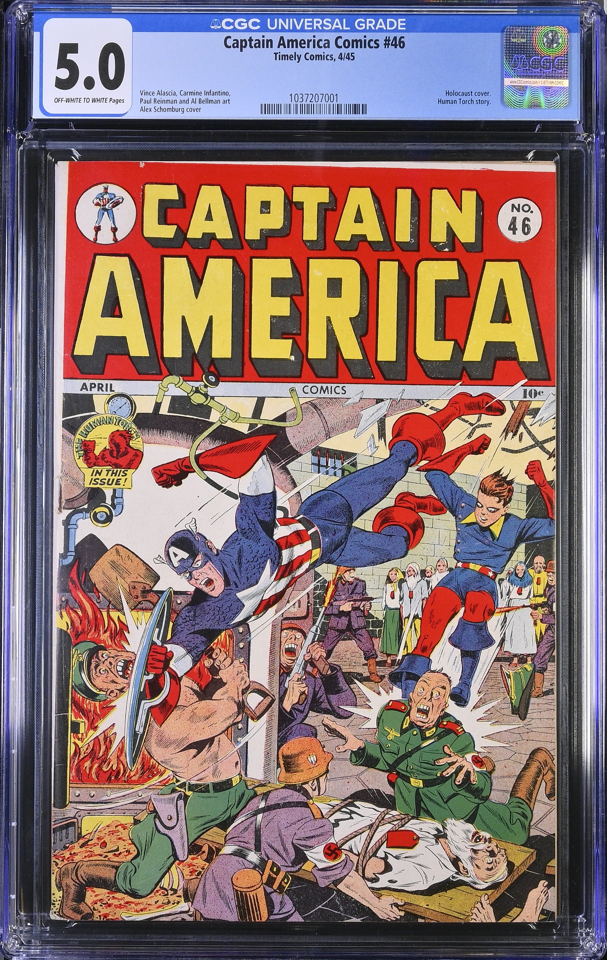 Captain America Comics (1941, Timely) # 46 CGC