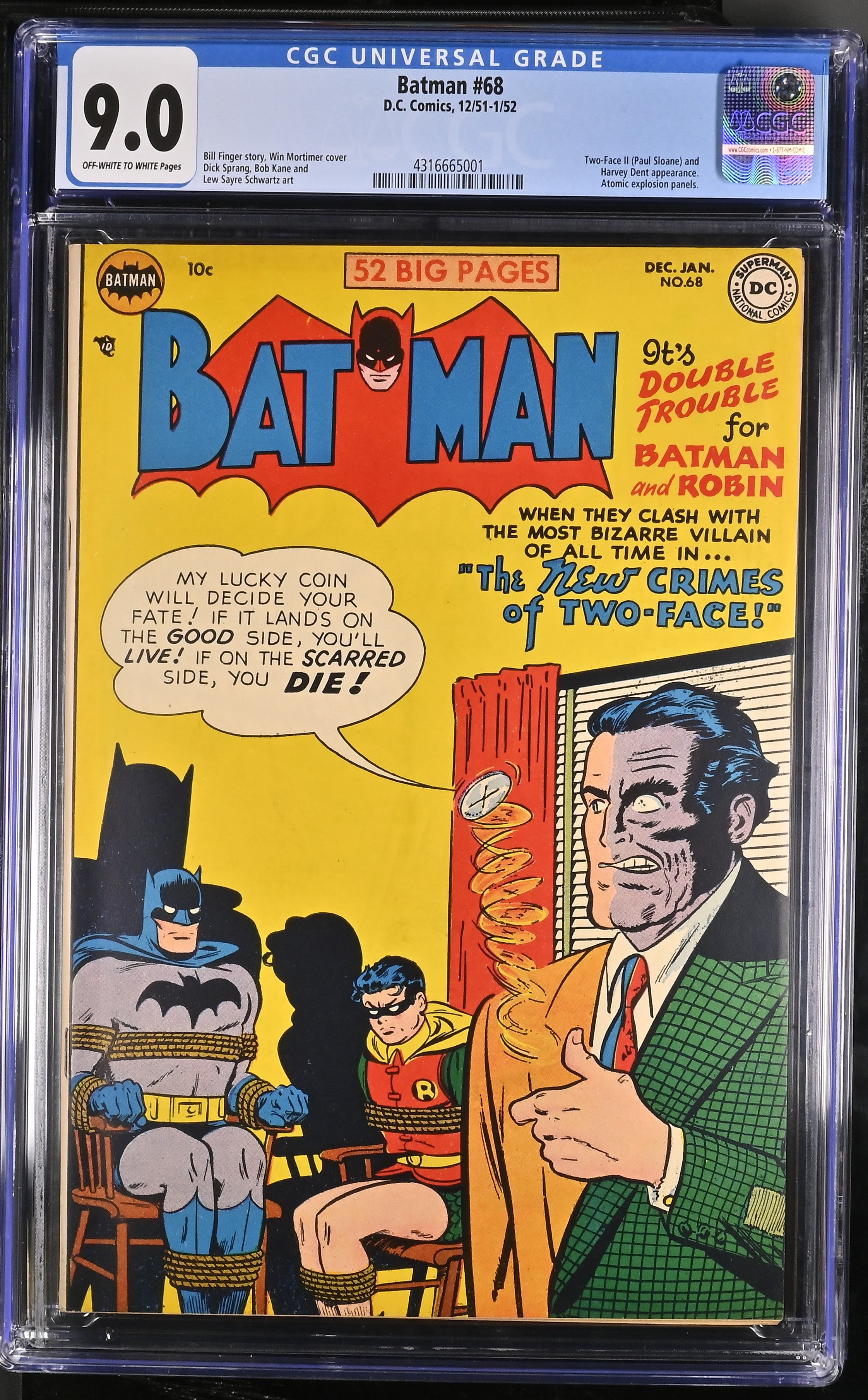 Batman (1940 1st Series DC) # 68 CGC