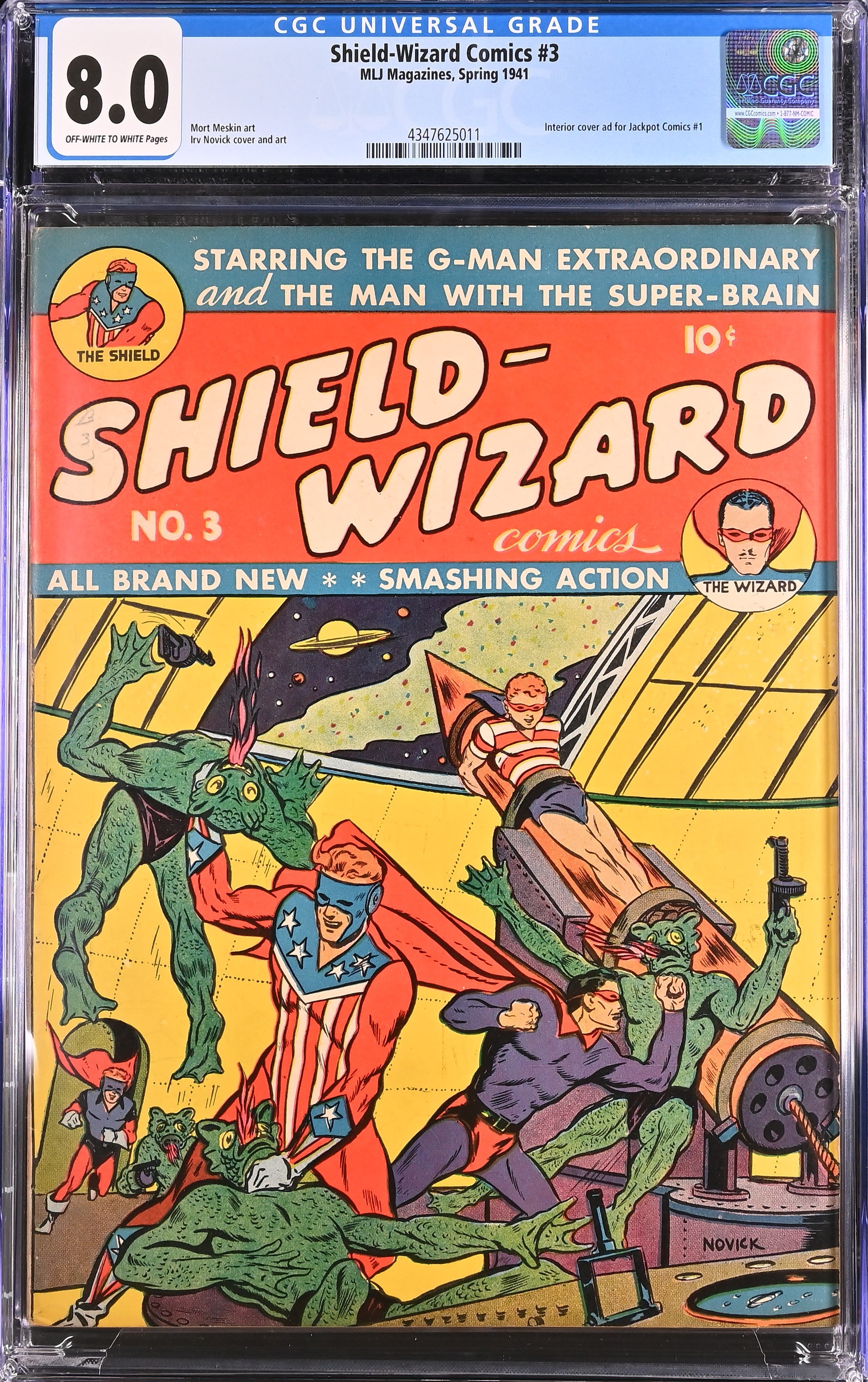 Shield-Wizard Comics (1941 MLJ) # 3 CGC