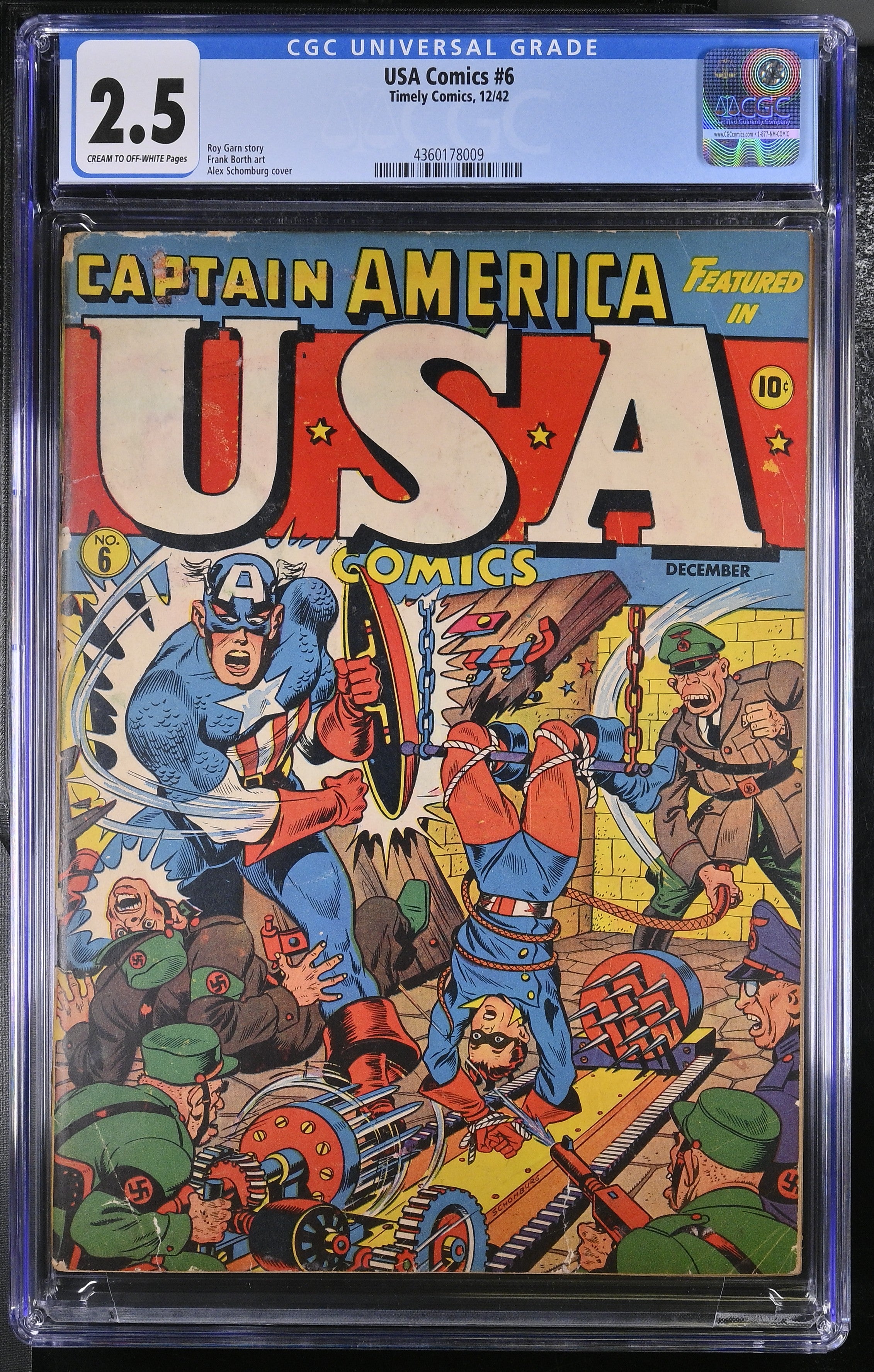 USA Comics (1944, Timely Comics) # 6 CGC
