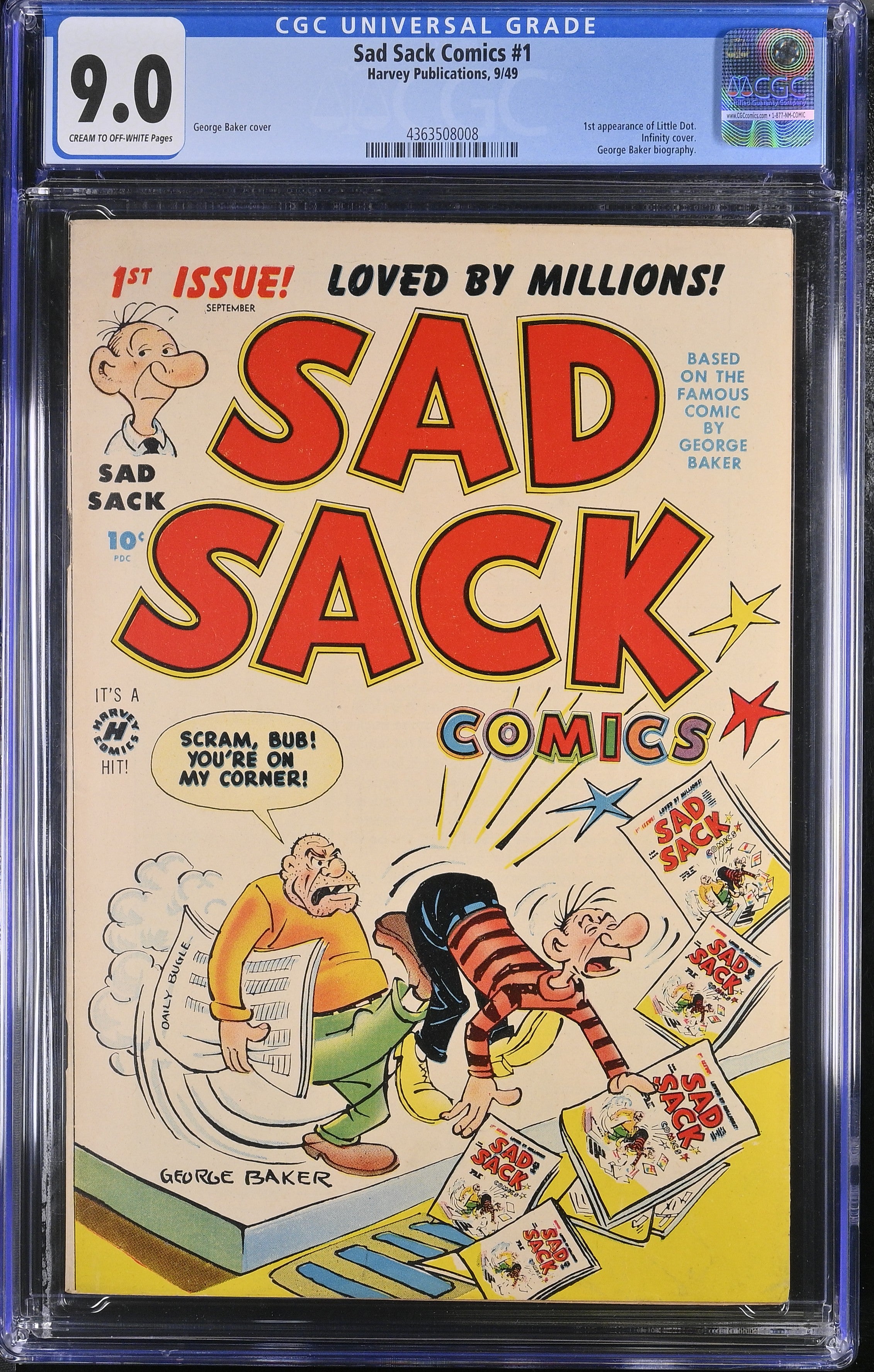 Sad Sack Comics (1949 Harvey Publications) # 1 CGC