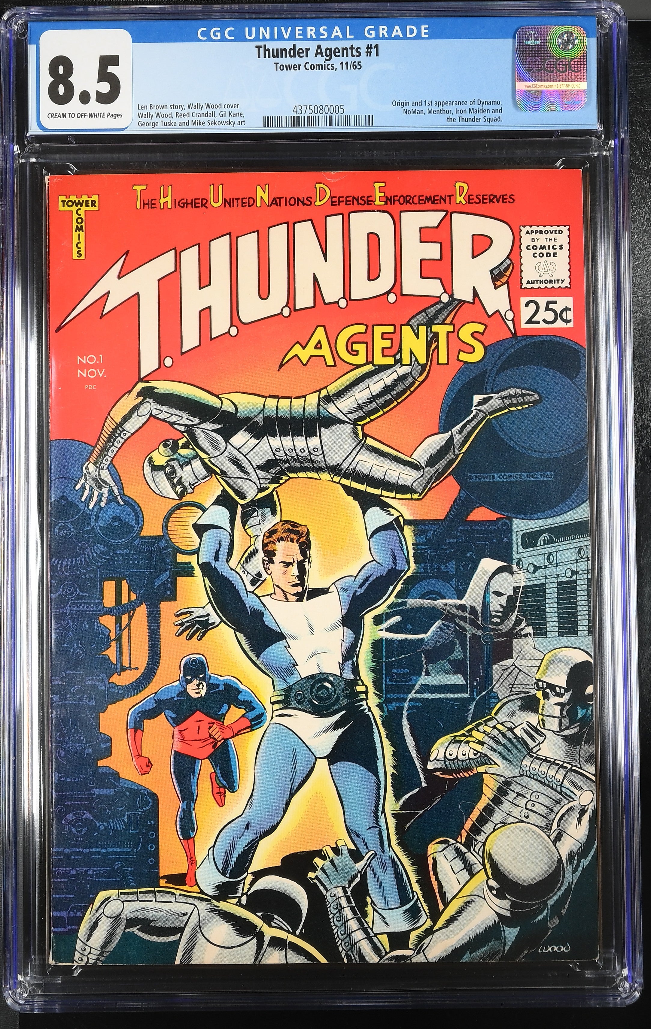 Thunder Agents (1965 Tower) # 1 CGC