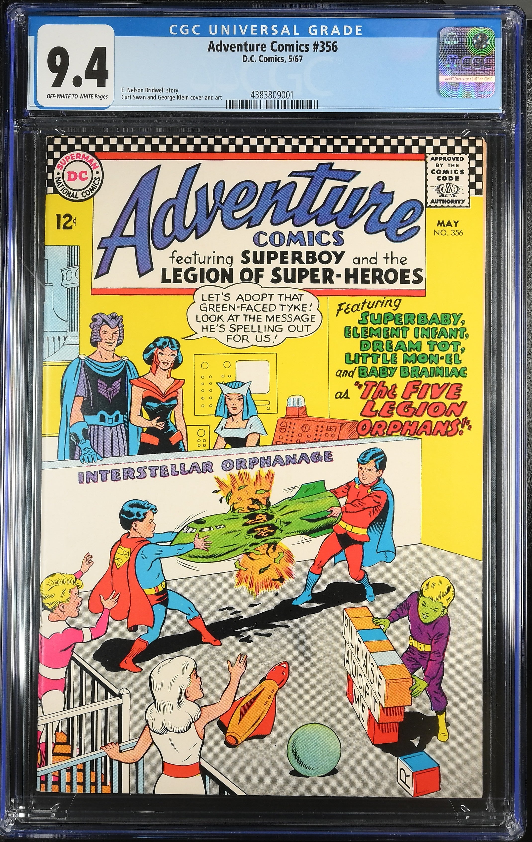 Adventure Comics (1938 1st Series DC) #356 CGC