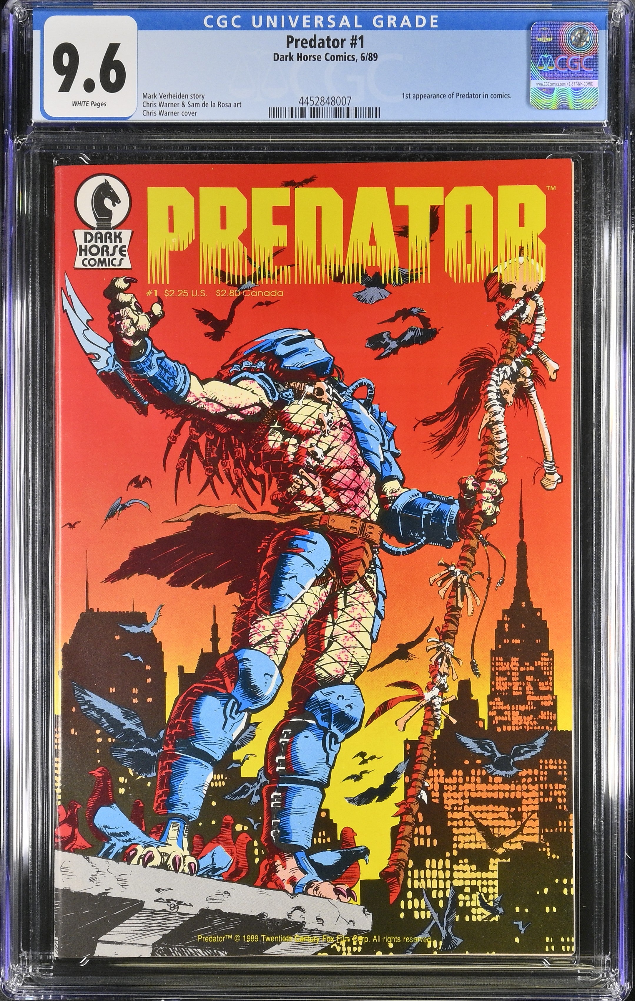 Predator (2001 Dark Horse) # 1 CGC