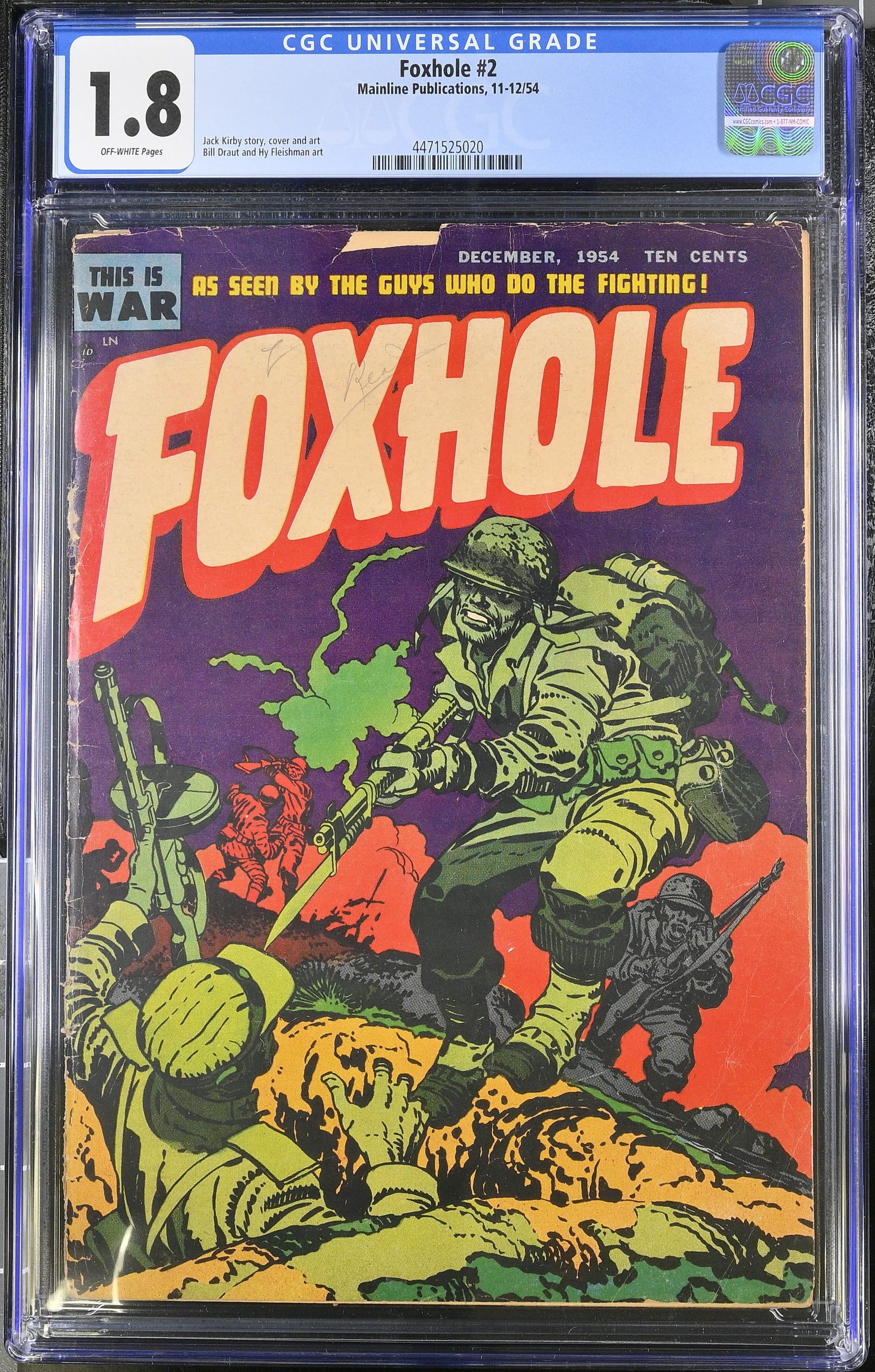 Foxhole (1954 Mainline Publications) # 2 CGC