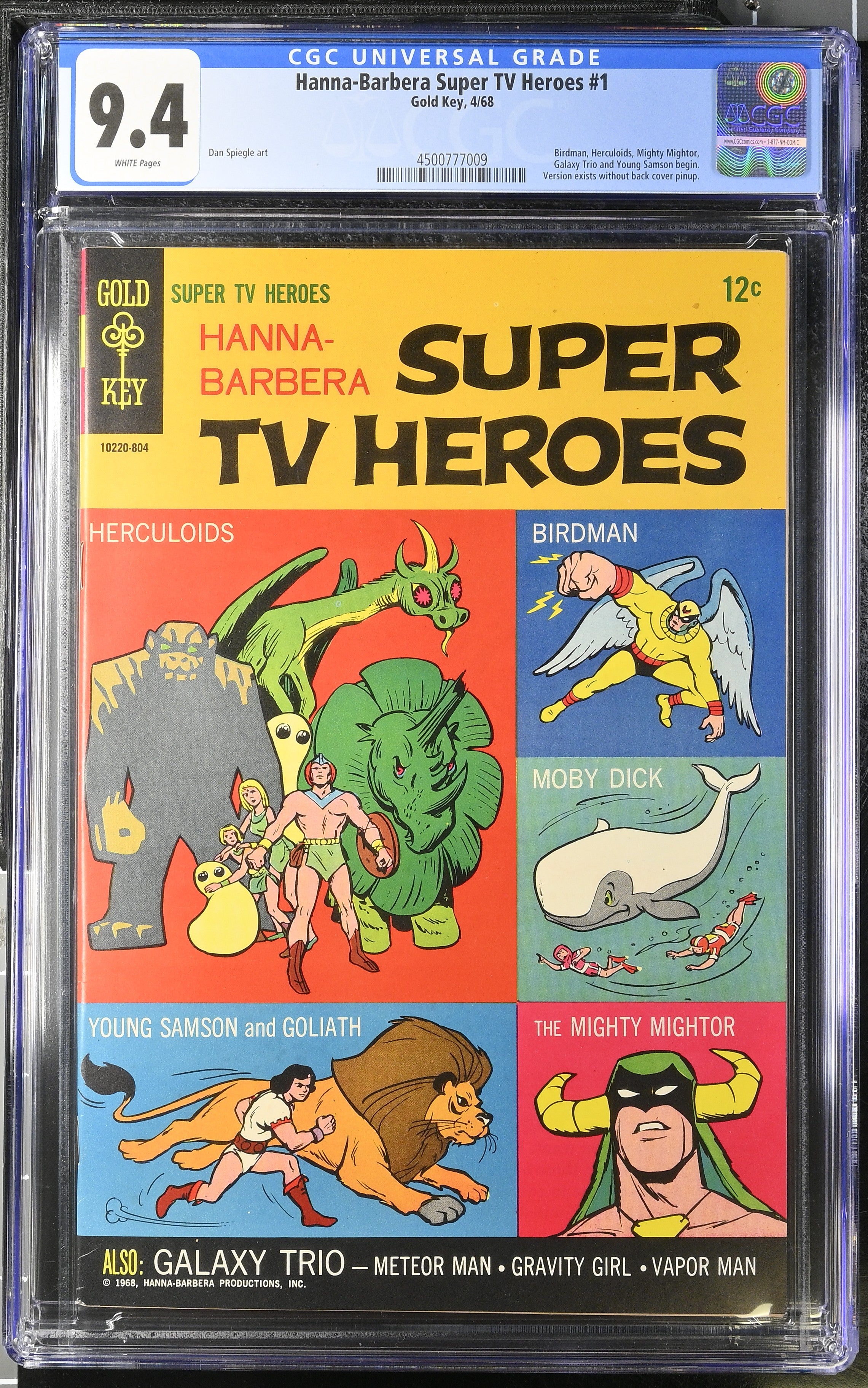 Hanna-Barbera Super TV Heroes (1968 Gold Key) # 1 CGC