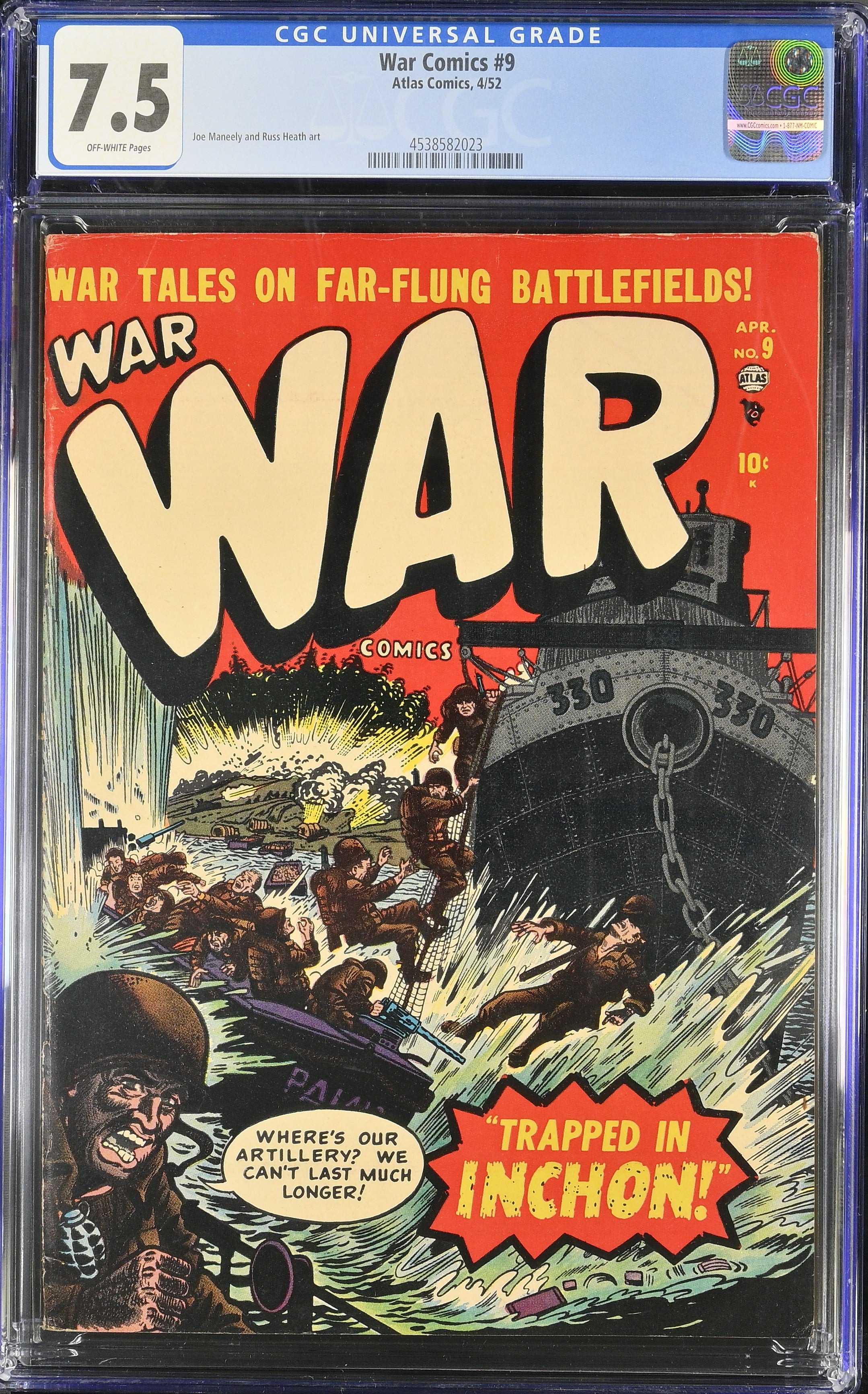 War Comics (1950, Atlas) # 9 CGC