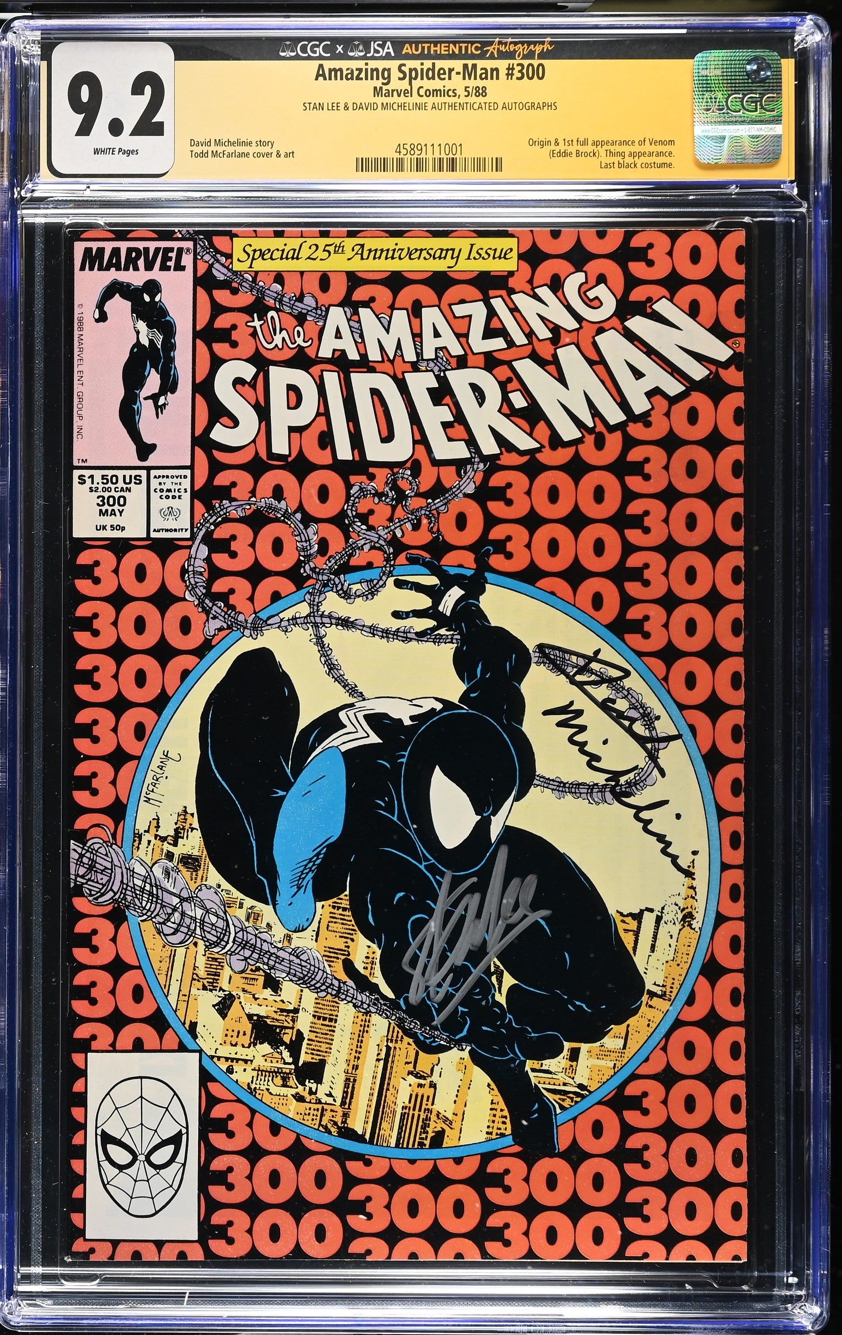 Amazing Spider-Man (1963 1st Series Marvel) #300 CGC CGCxJSA Authentic