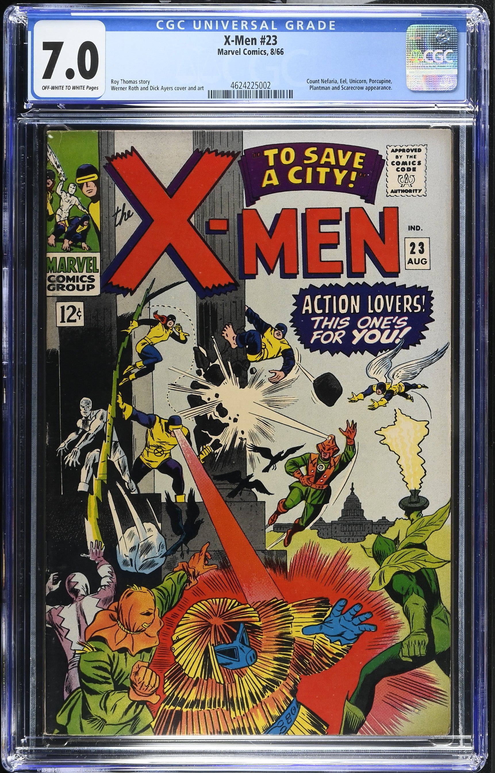 Uncanny X-Men (1963 1st series Marvel) # 23 CGC