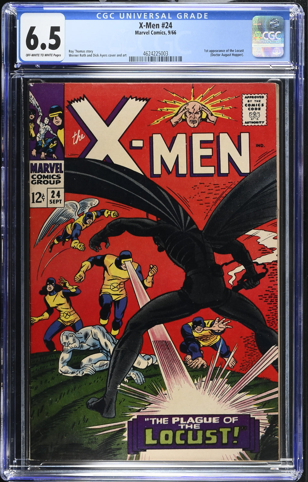 Uncanny X-Men (1963 1st series Marvel) # 24 CGC