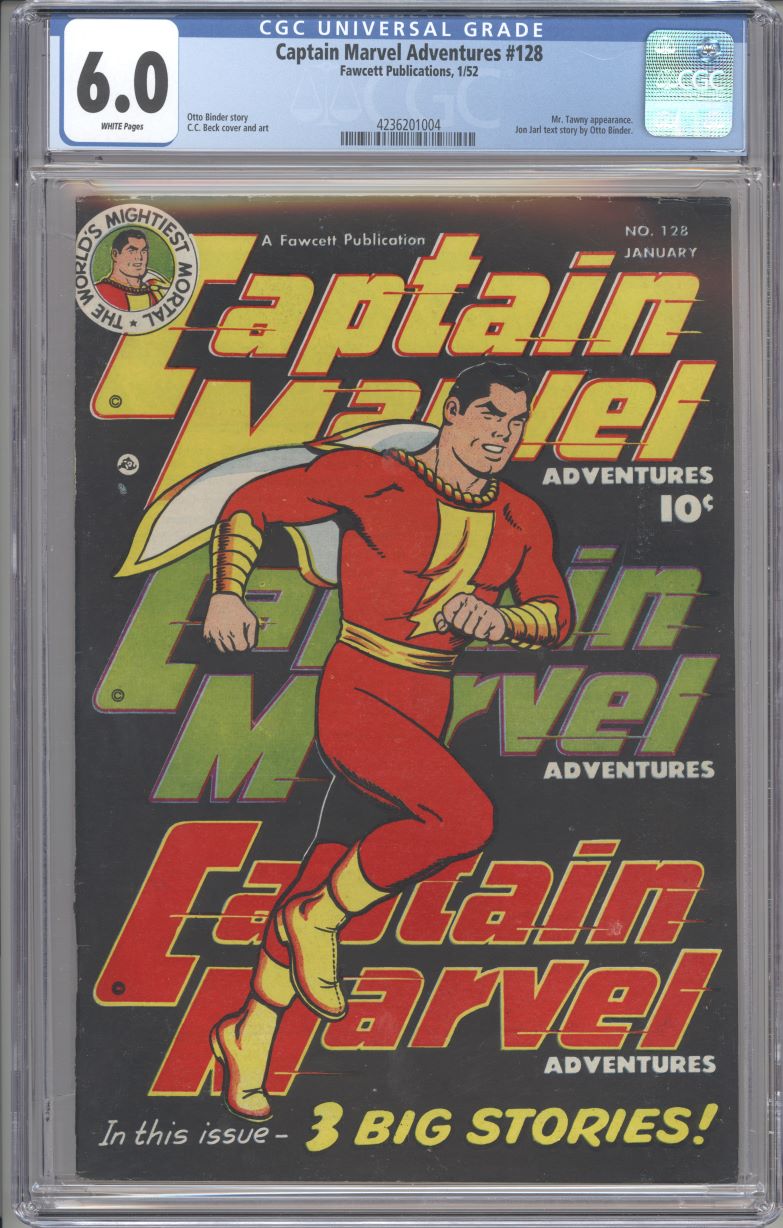 Captain Marvel Adventures (1952, Fawcett) #128 CGC