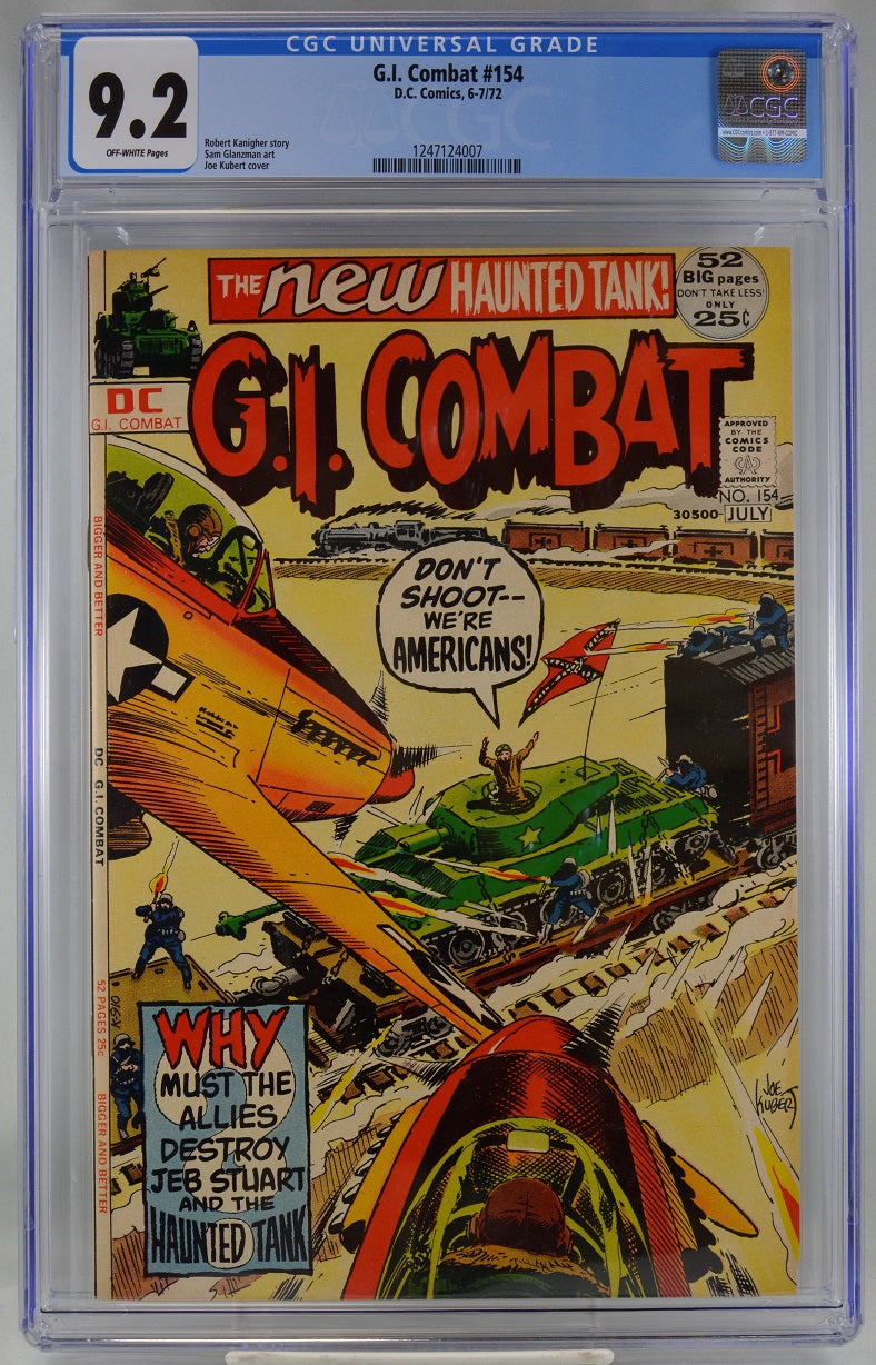 GI Combat (1952 1st Series DC) #154 CGC